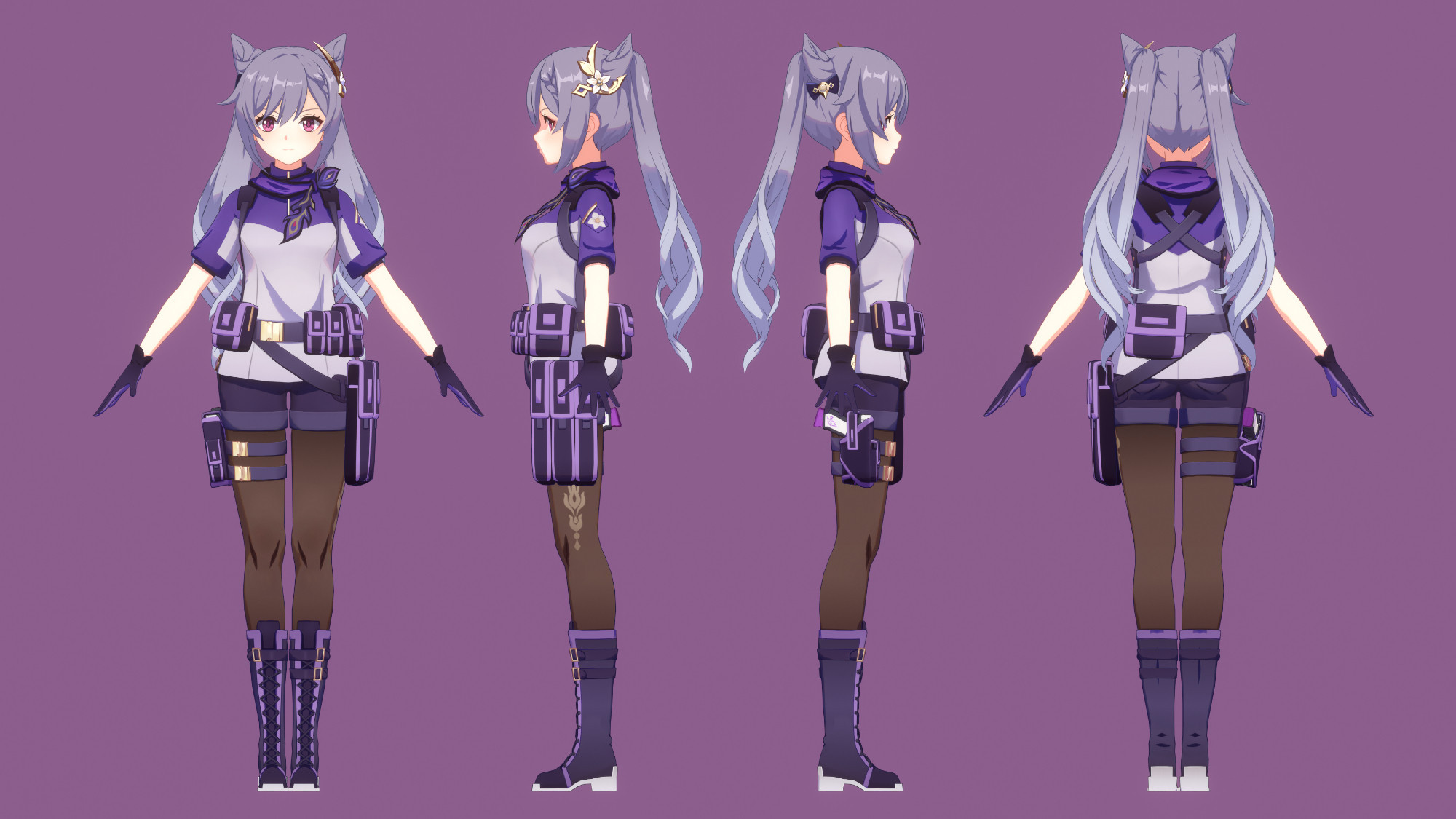 HoYoFair Keqing Mod for Genshin Impact | GI Mods