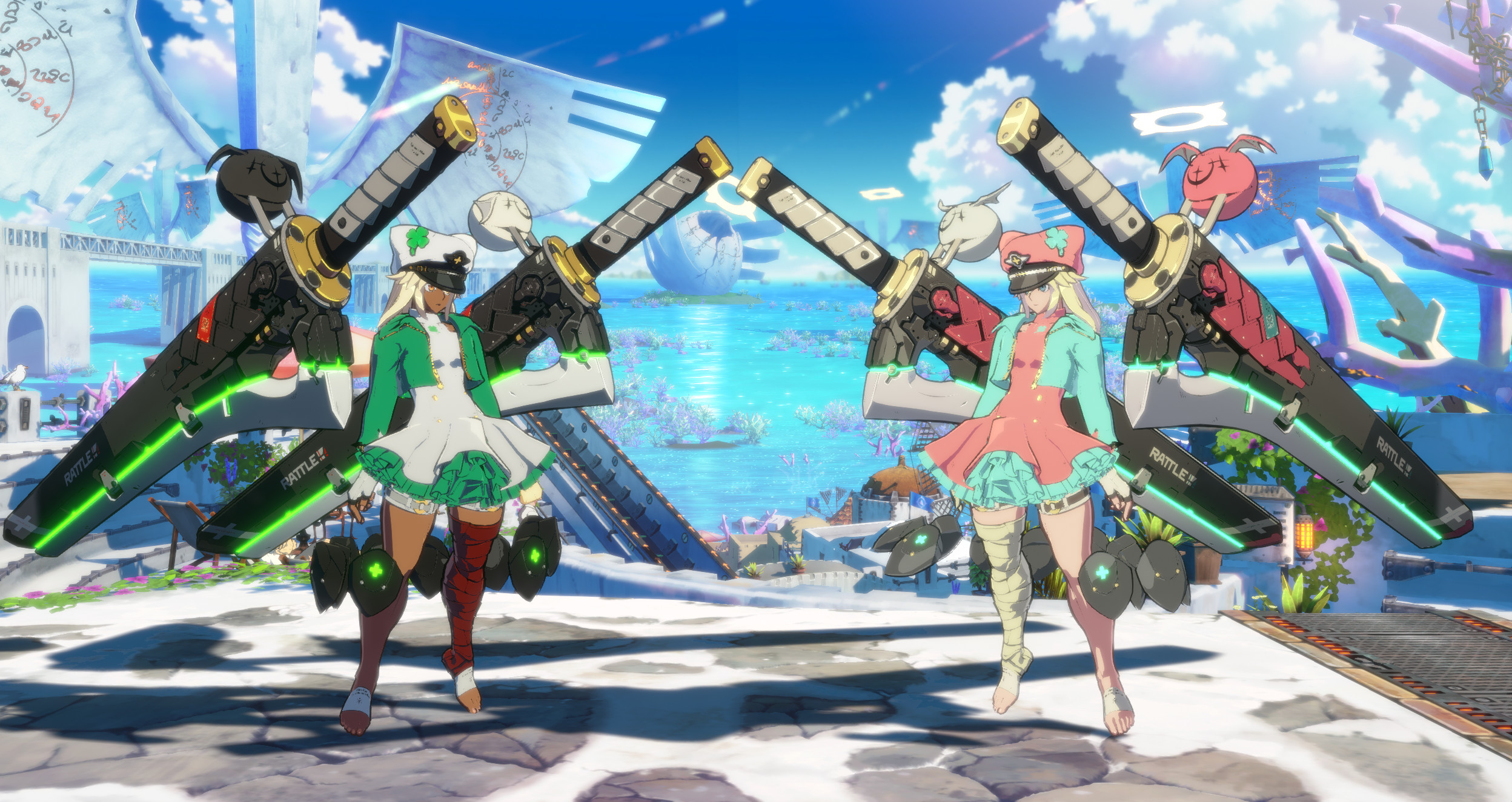 Ramlethal in Elphelts outfit Mod for GUILTY GEAR -STRIVE- | GGST Mods