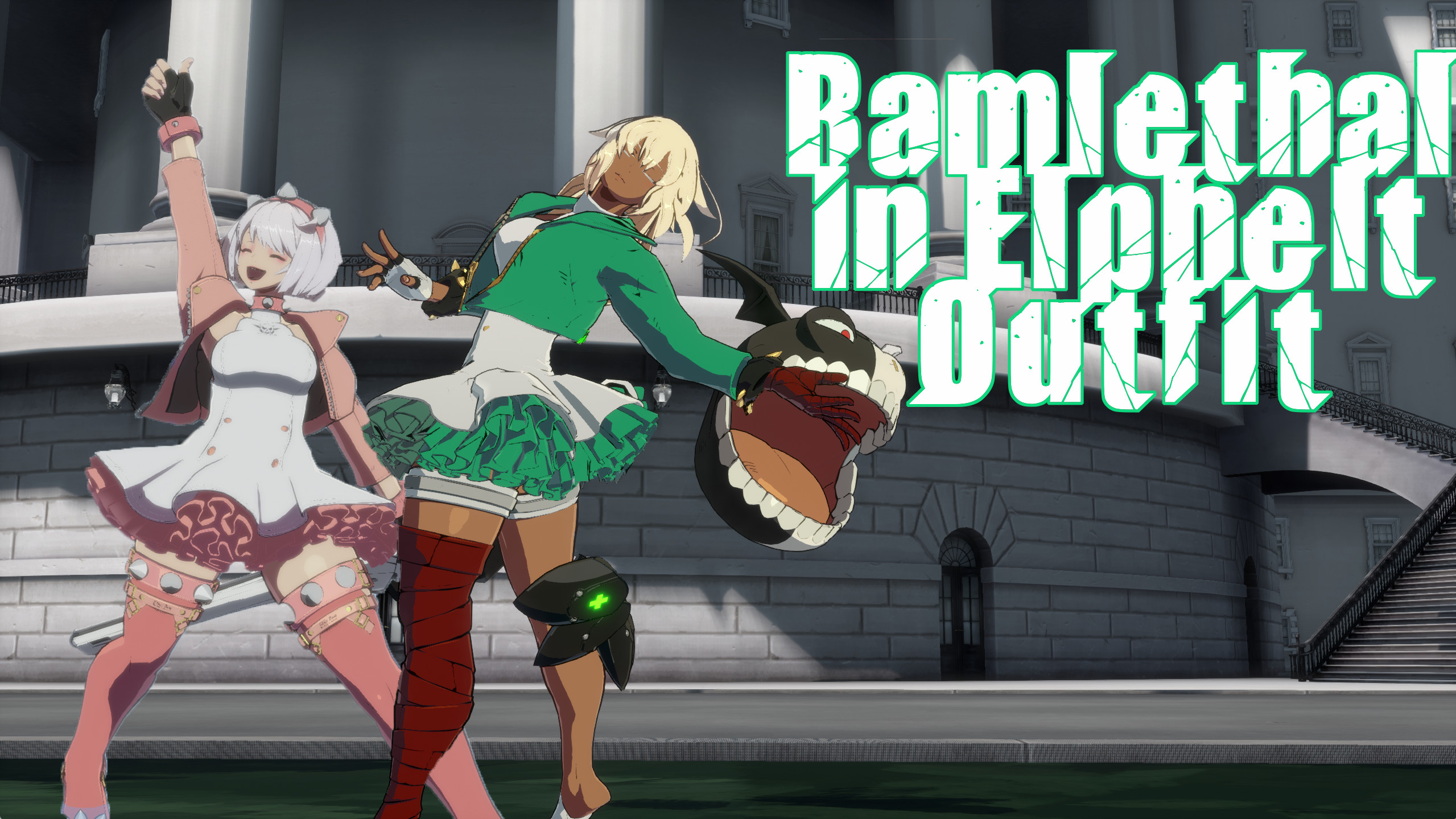 Ramlethal in Elphelts outfit Mod for GUILTY GEAR -STRIVE- | GGST Mods