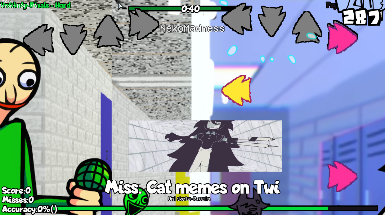 Unlikely Rivals but its Baldi and Miss Circle Mod for Friday Night ...