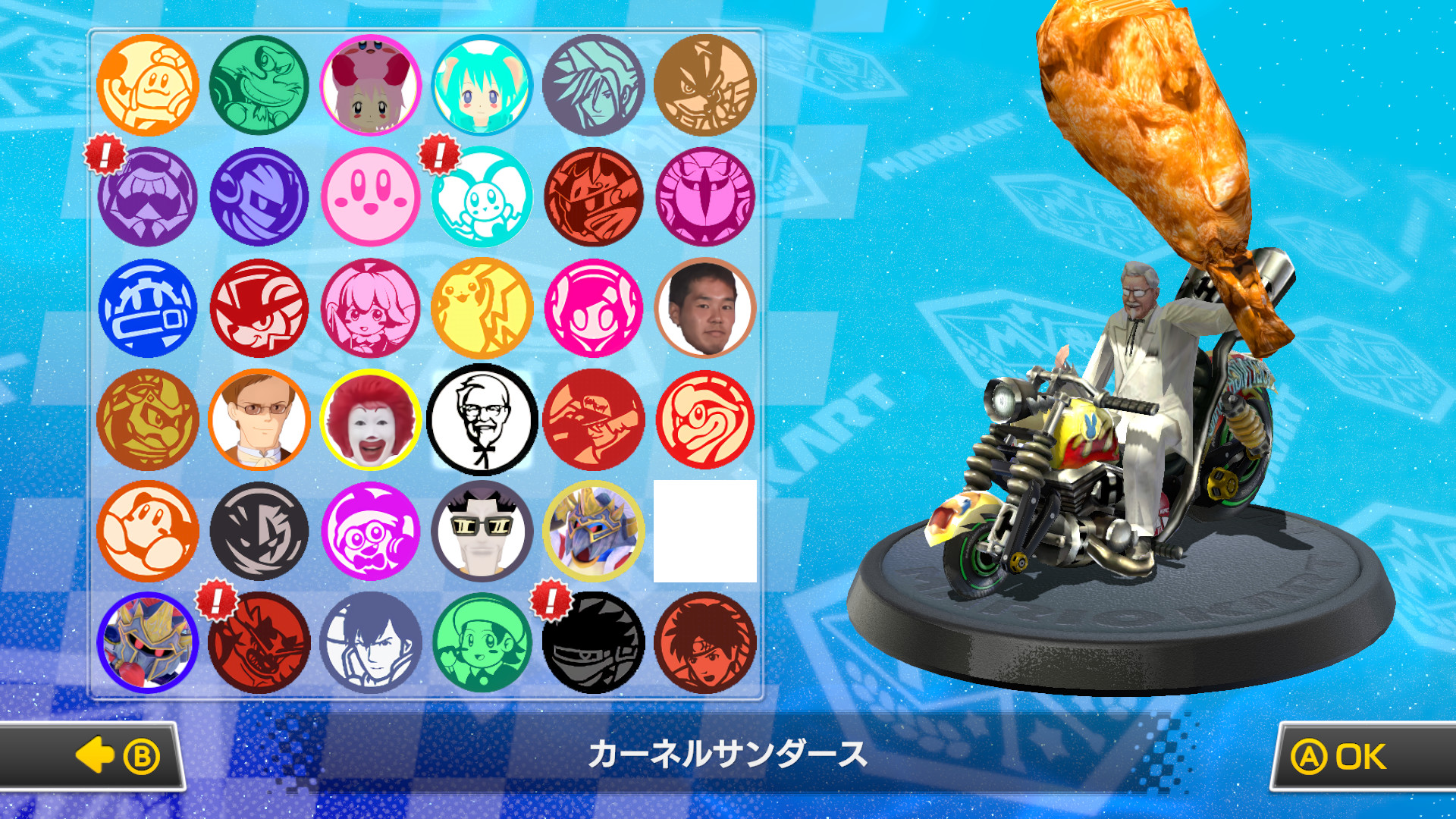 Colonel Sanders Mod for Mario Kart 8 | MK8 Mods