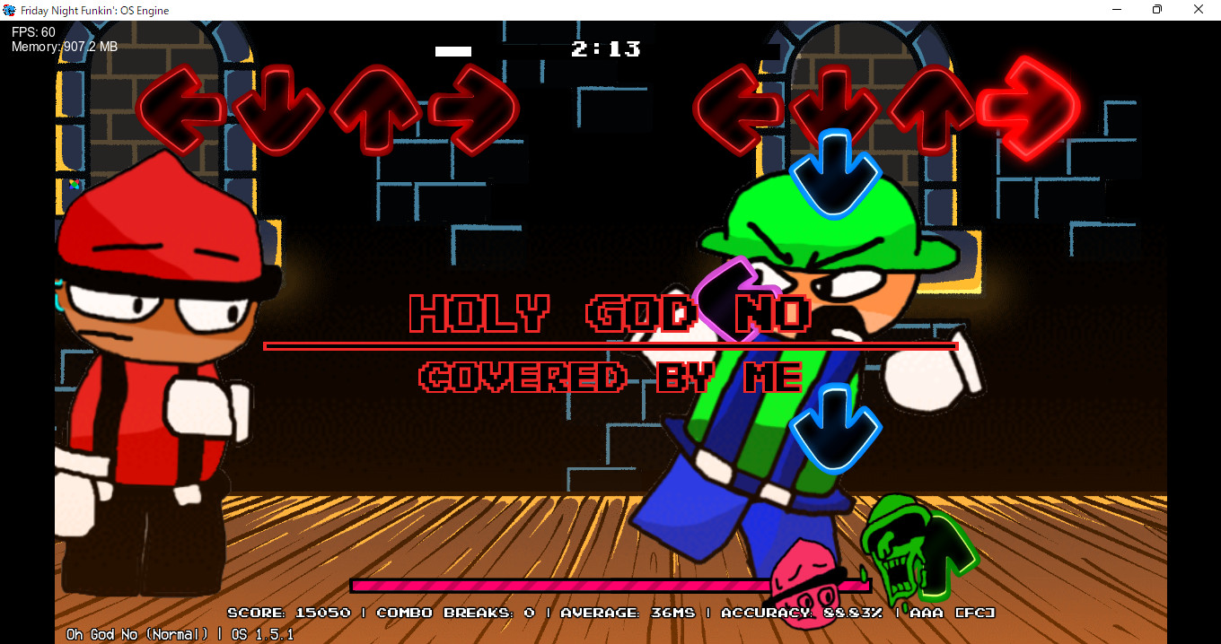 Holy god no Mod for Friday Night Funkin' | FNF Mods
