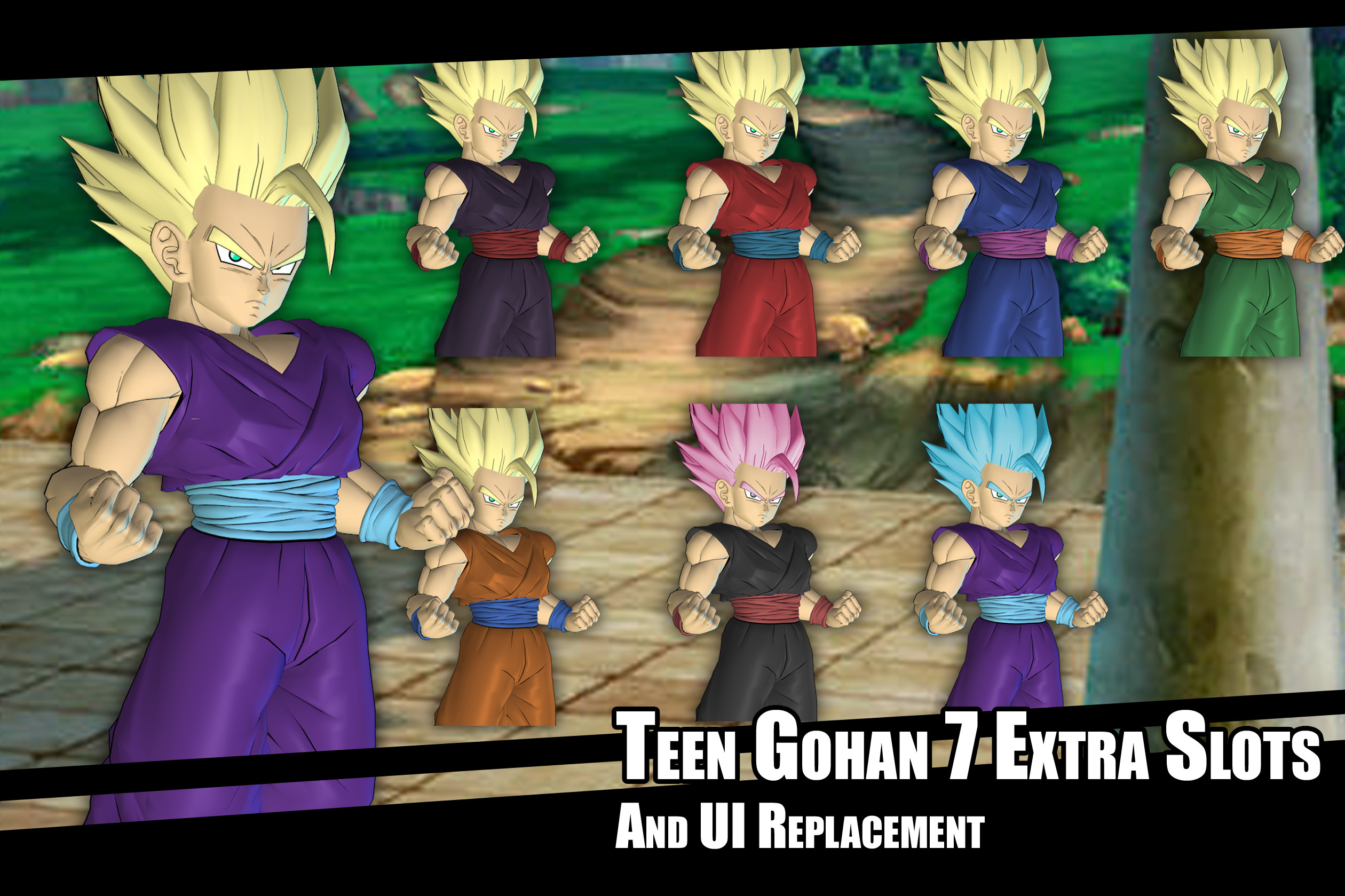 Teen Gohan over Fox Recolours Mod for Super Smash Bros. Ultimate | SSBU Mods