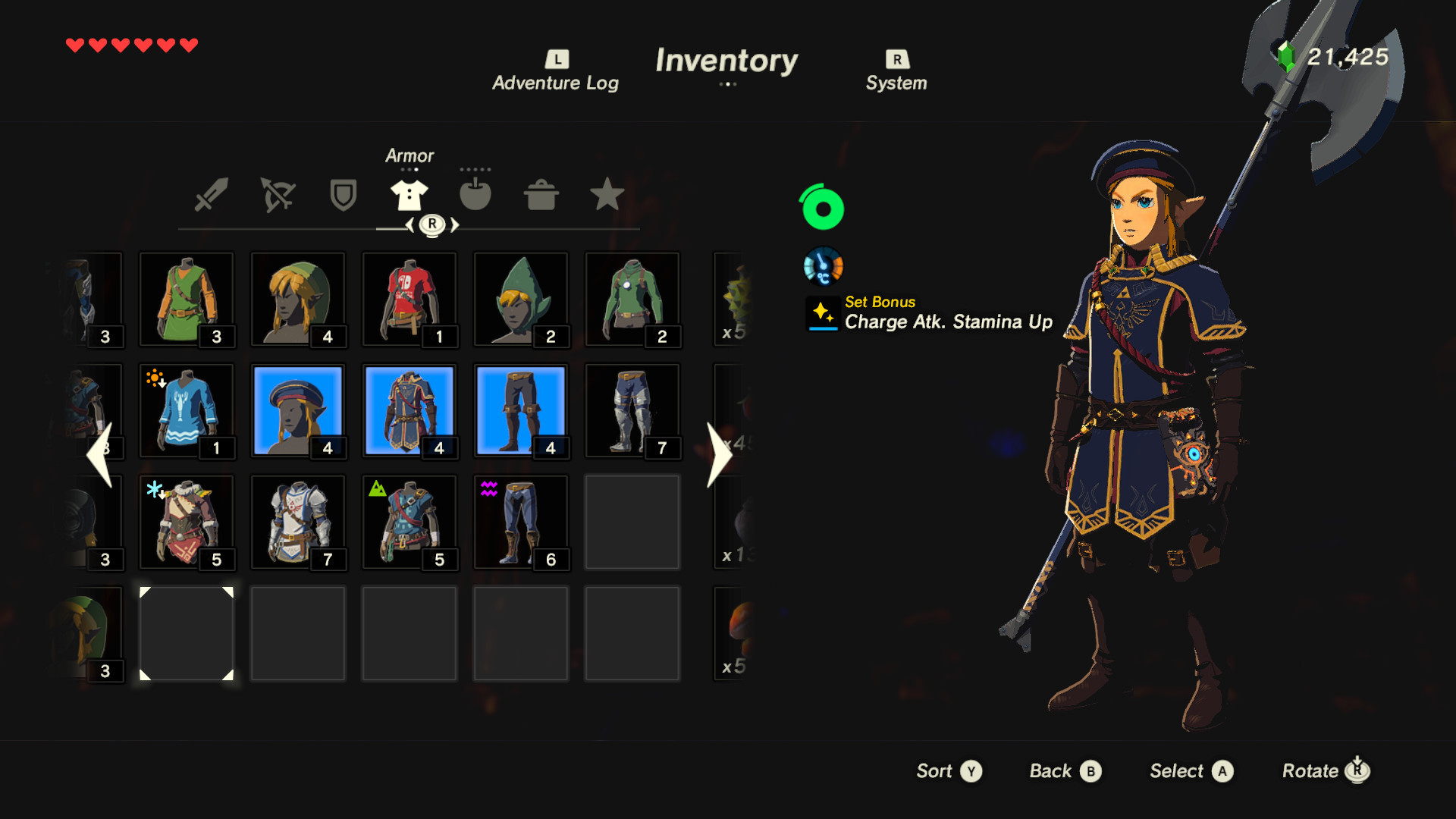 Royal Guard Set Recolour-switch Mod for The Legend of Zelda: Breath of ...