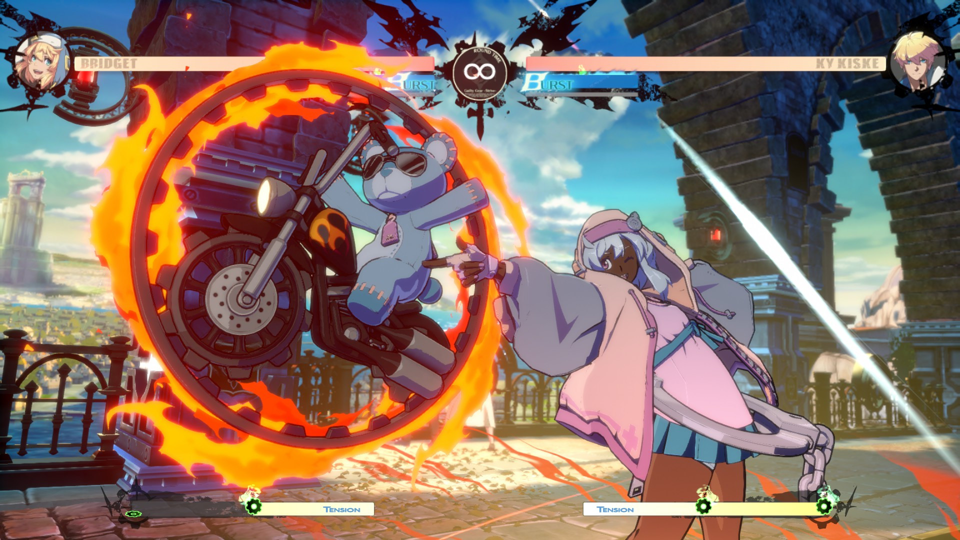 Sunset Ocean Bridget (1-11) Mod for GUILTY GEAR -STRIVE- | GGST Mods