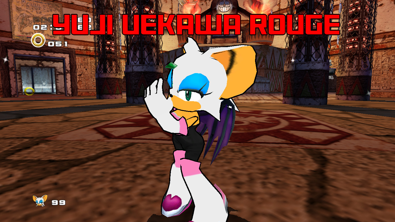 Yuji Uekawa Cel-shaded Rouge Mod for Sonic Adventure 2 | SA2 Mods