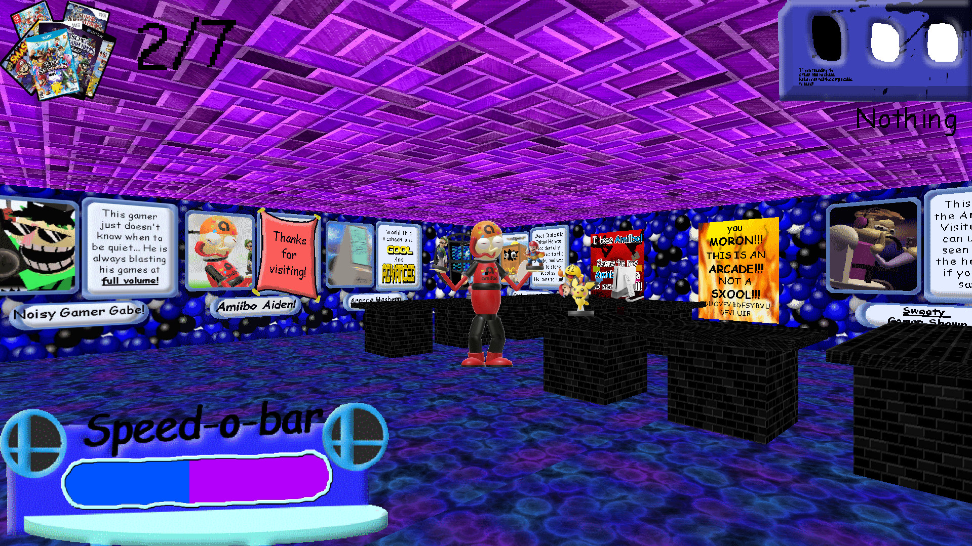 Andrew's Session of SUPER SMASH BROS! Mod for Baldi's Basics | Baldi Mods