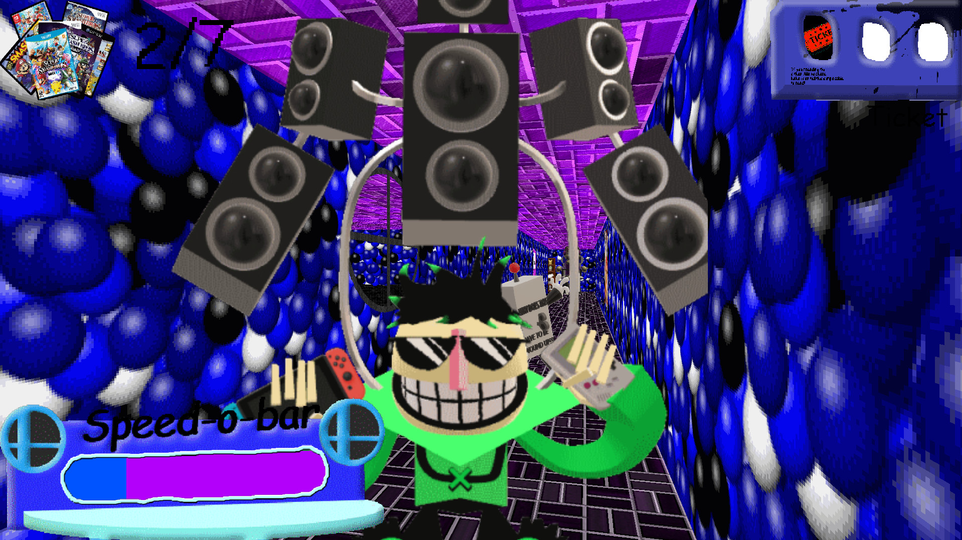 Andrew's Session of SUPER SMASH BROS! Mod for Baldi's Basics | Baldi Mods