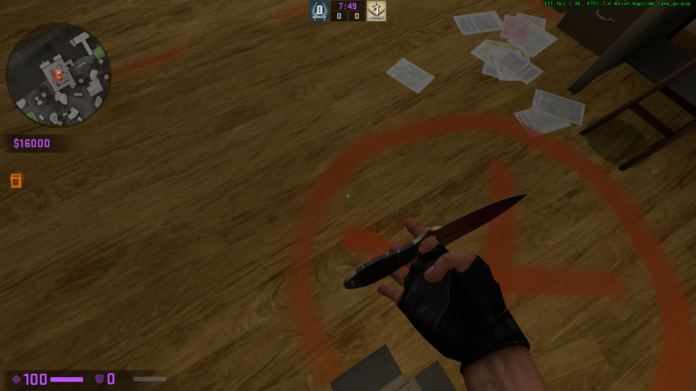 Skeleton Knife | Fade Mod for Counter-Strike: Source | CS:S Mods