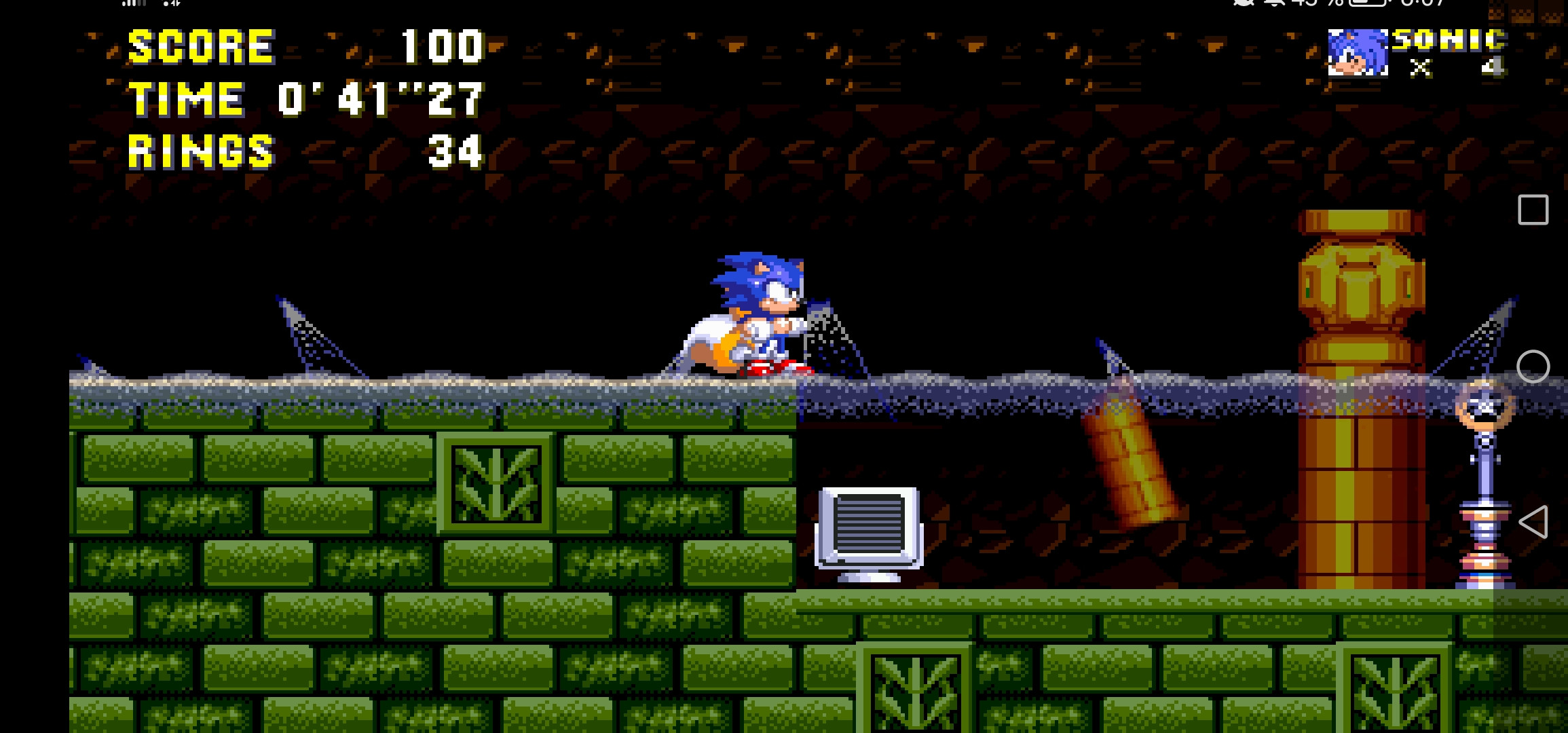 Sonic 4 monitor style s3k Mod for Sonic 3 A.I.R. | S3AIR Mods