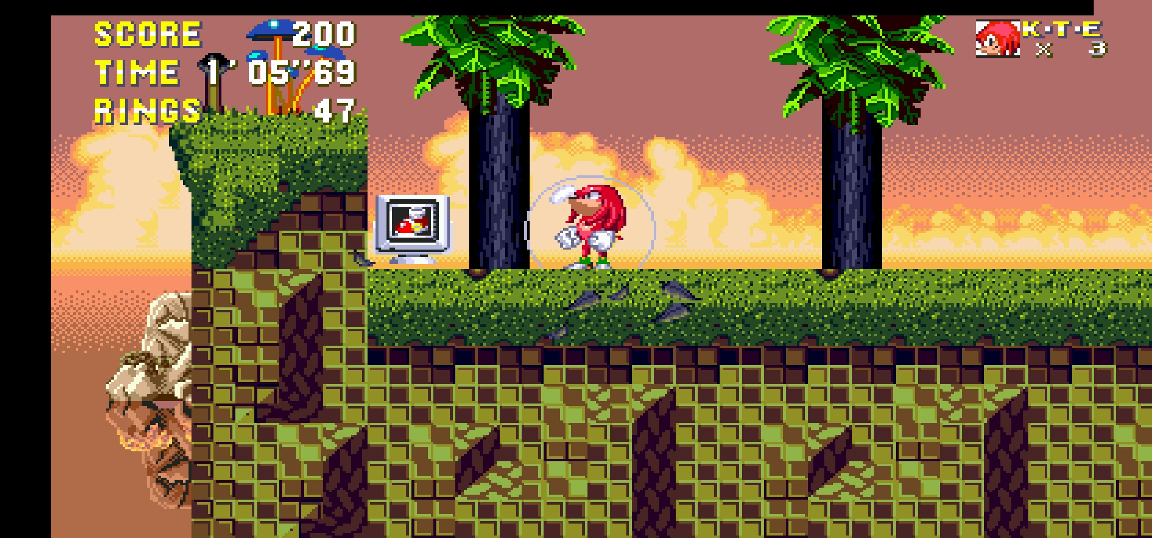 Sonic 4 monitor style s3k Mod for Sonic 3 A.I.R. | S3AIR Mods