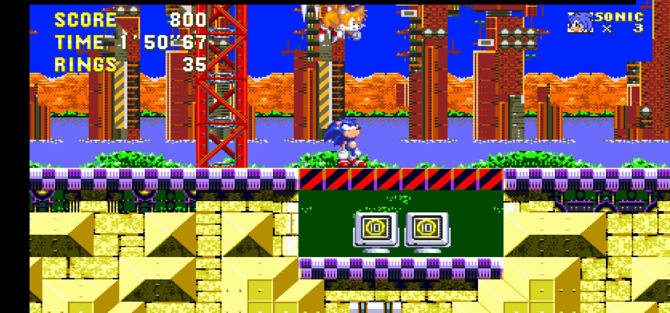 Sonic 4 monitor style s3k Mod for Sonic 3 A.I.R. | S3AIR Mods