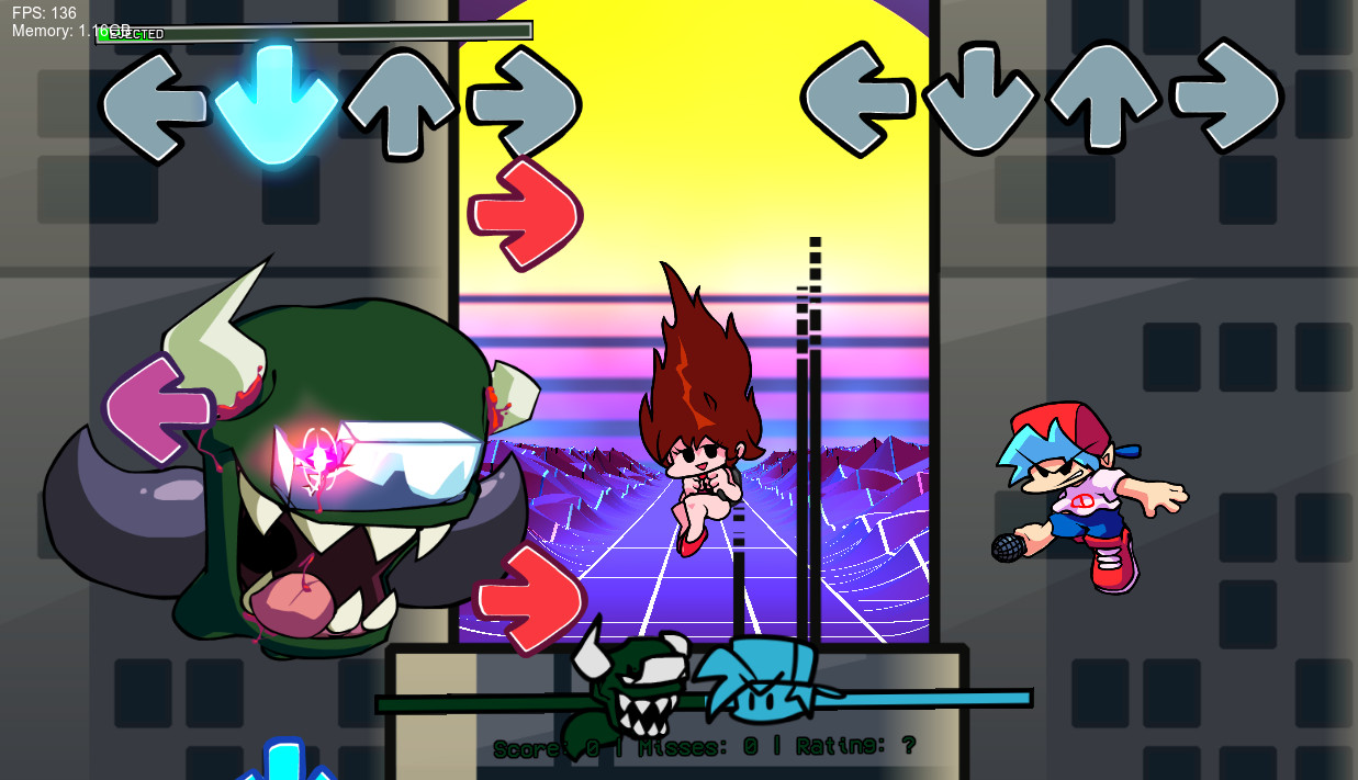 Ejected (ERECT REMIX) Charted Mod for Friday Night Funkin' | FNF Mods