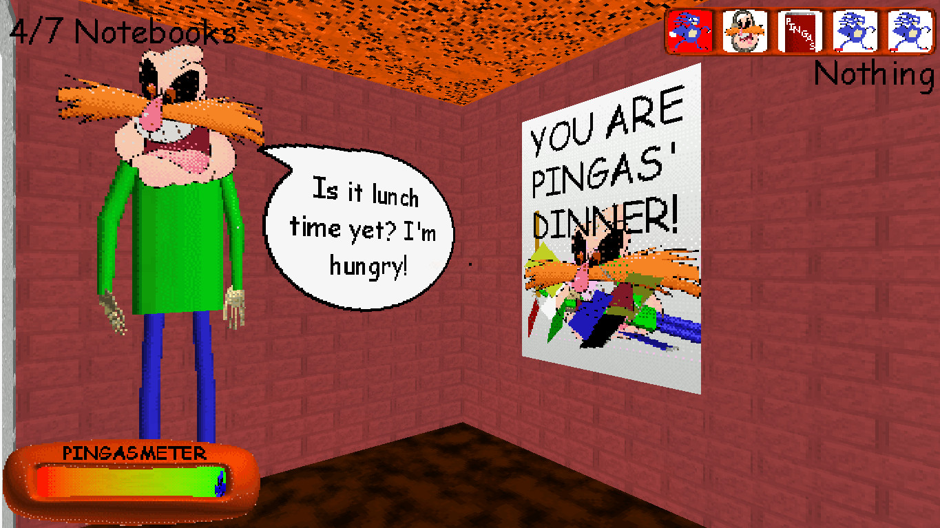 (0.6.X) PINGAS TAKEOVER Mod for Baldi's Basics | Baldi Mods
