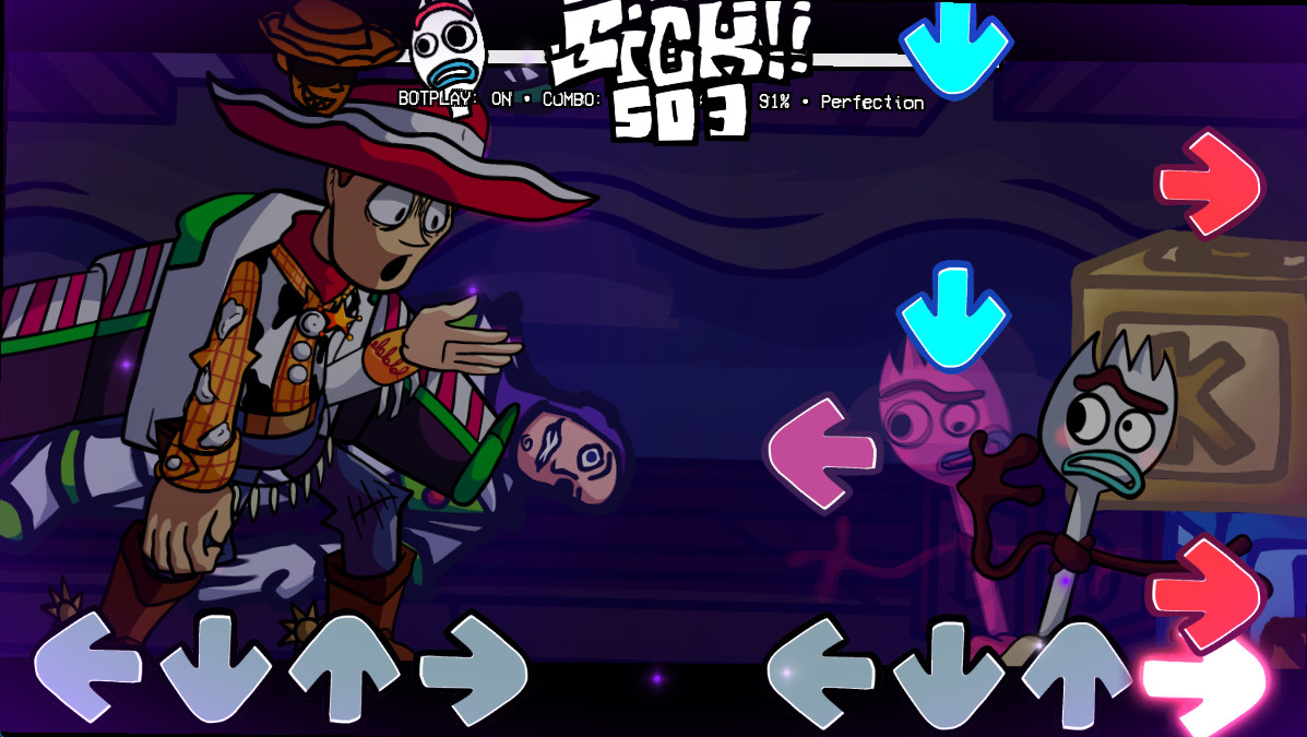FNF: The Unmasked Toys Mod for Friday Night Funkin' | FNF Mods