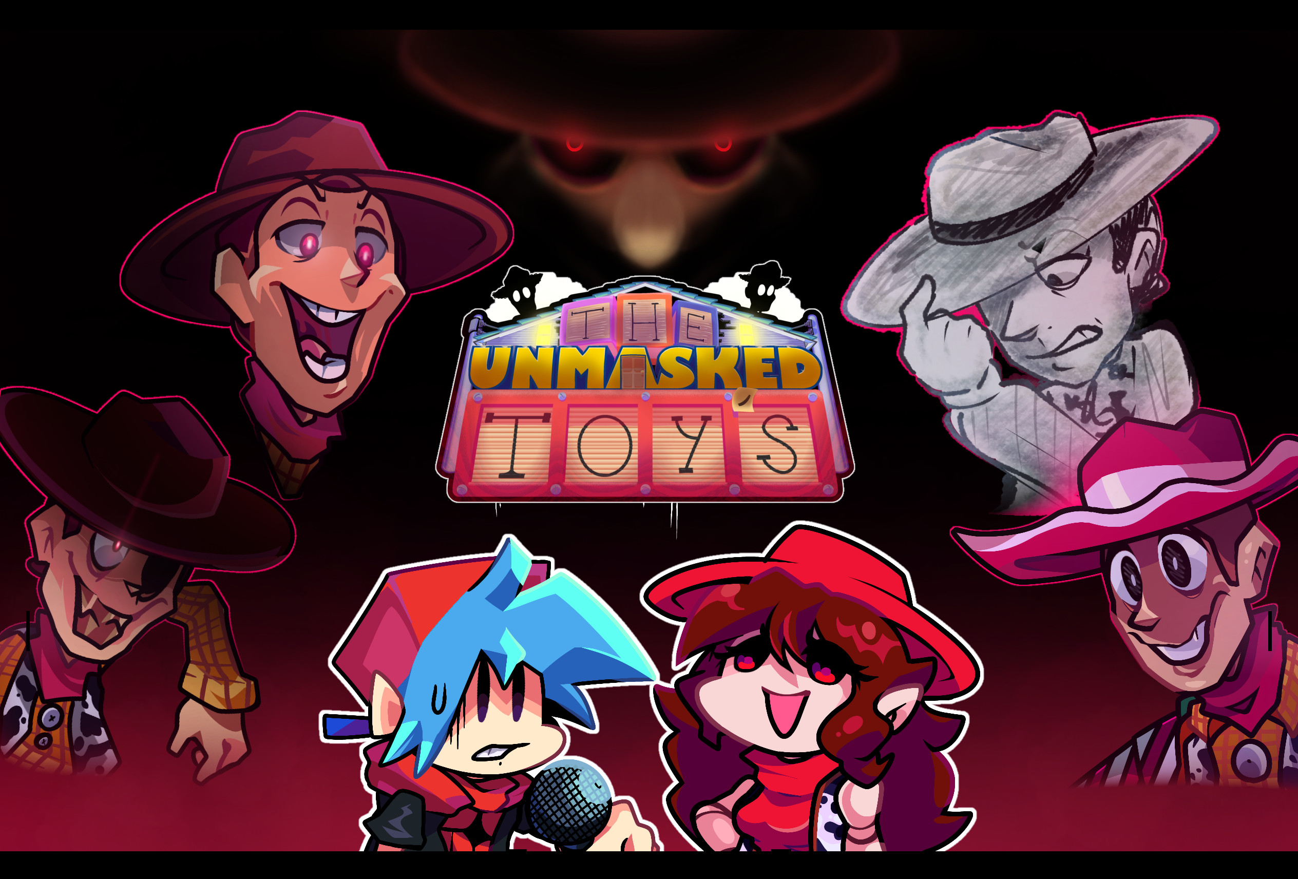 FNF: The Unmasked Toys Mod for Friday Night Funkin' | FNF Mods