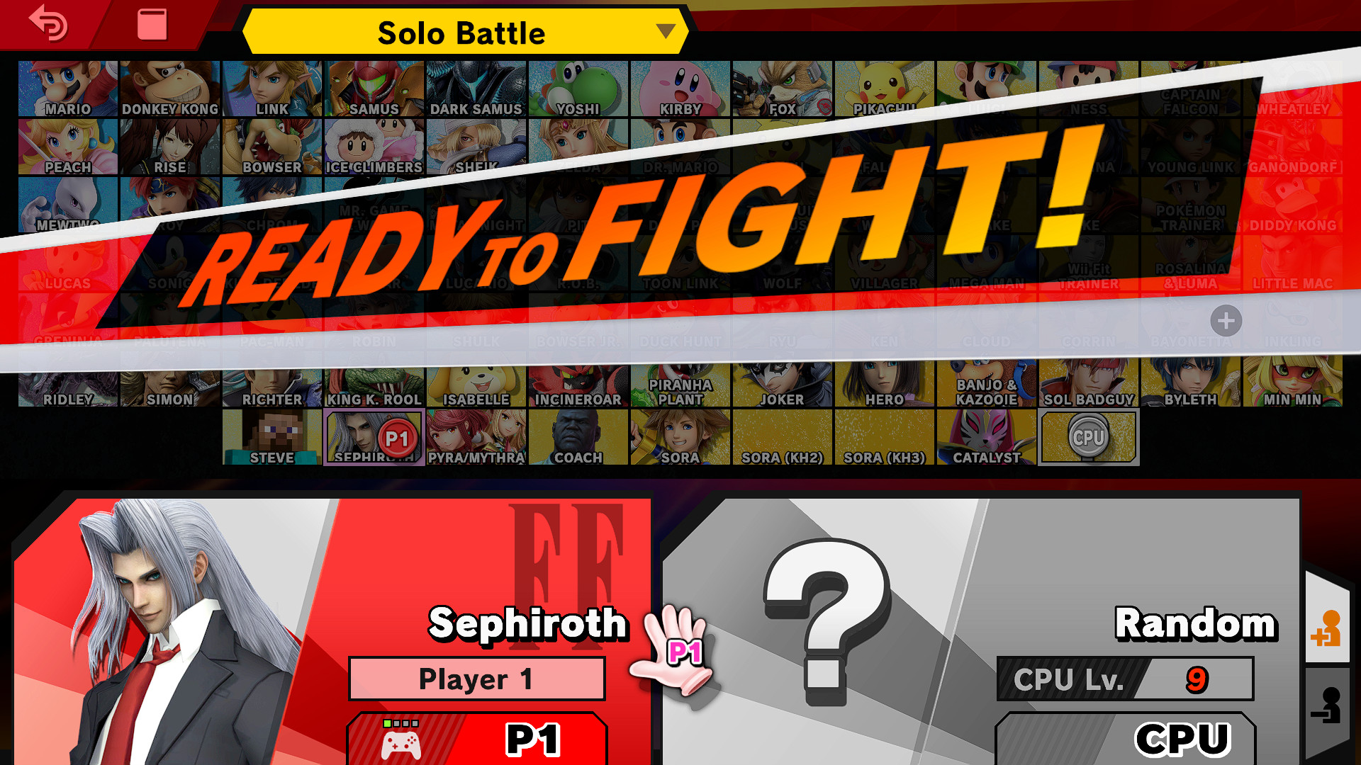 Adachi Sephiroth Mod for Super Smash Bros. Ultimate | SSBU Mods