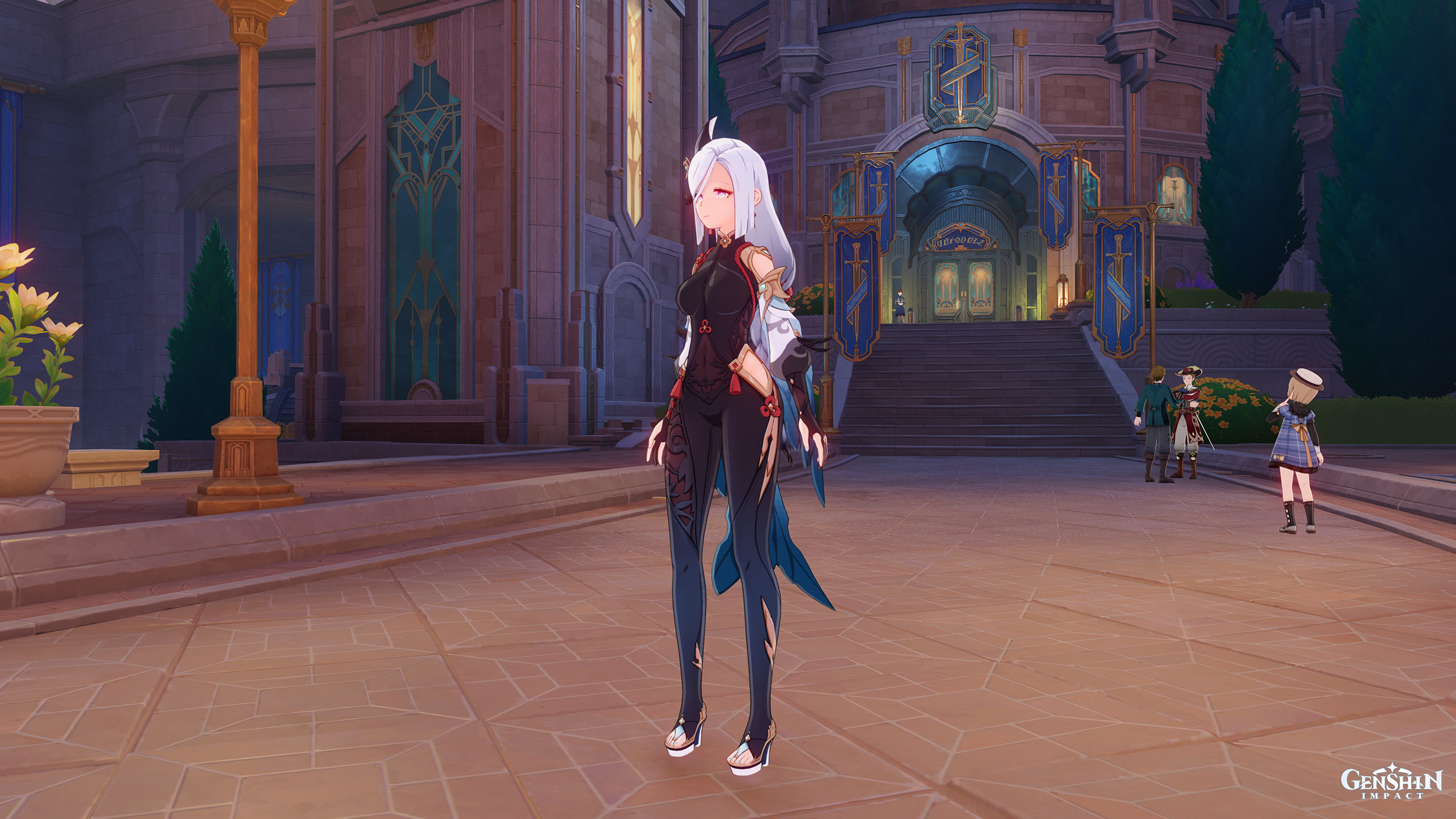 Shenhe No Chest Cloth wBelly Button Lewdlad Collab Mod for Genshin ...