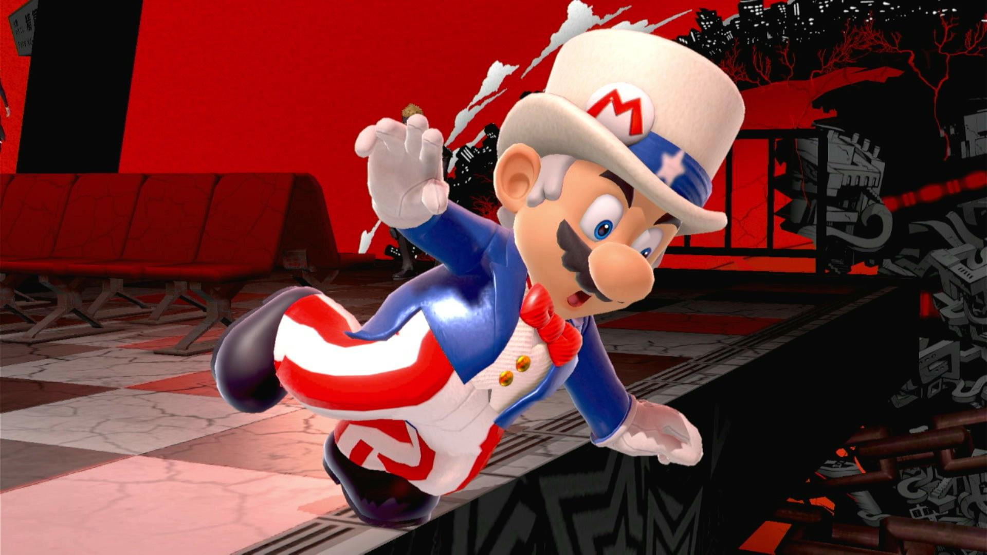 Uncle Sam Mario Mod for Super Smash Bros. Ultimate | SSBU Mods