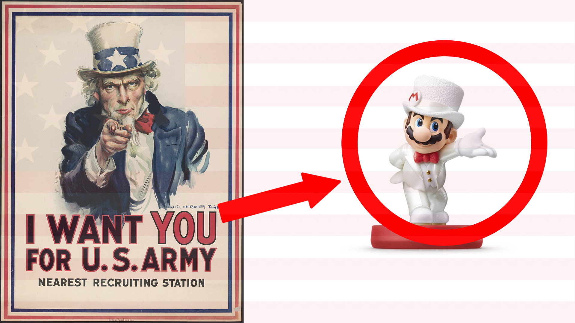 Uncle Sam Mario Mod for Super Smash Bros. Ultimate | SSBU Mods