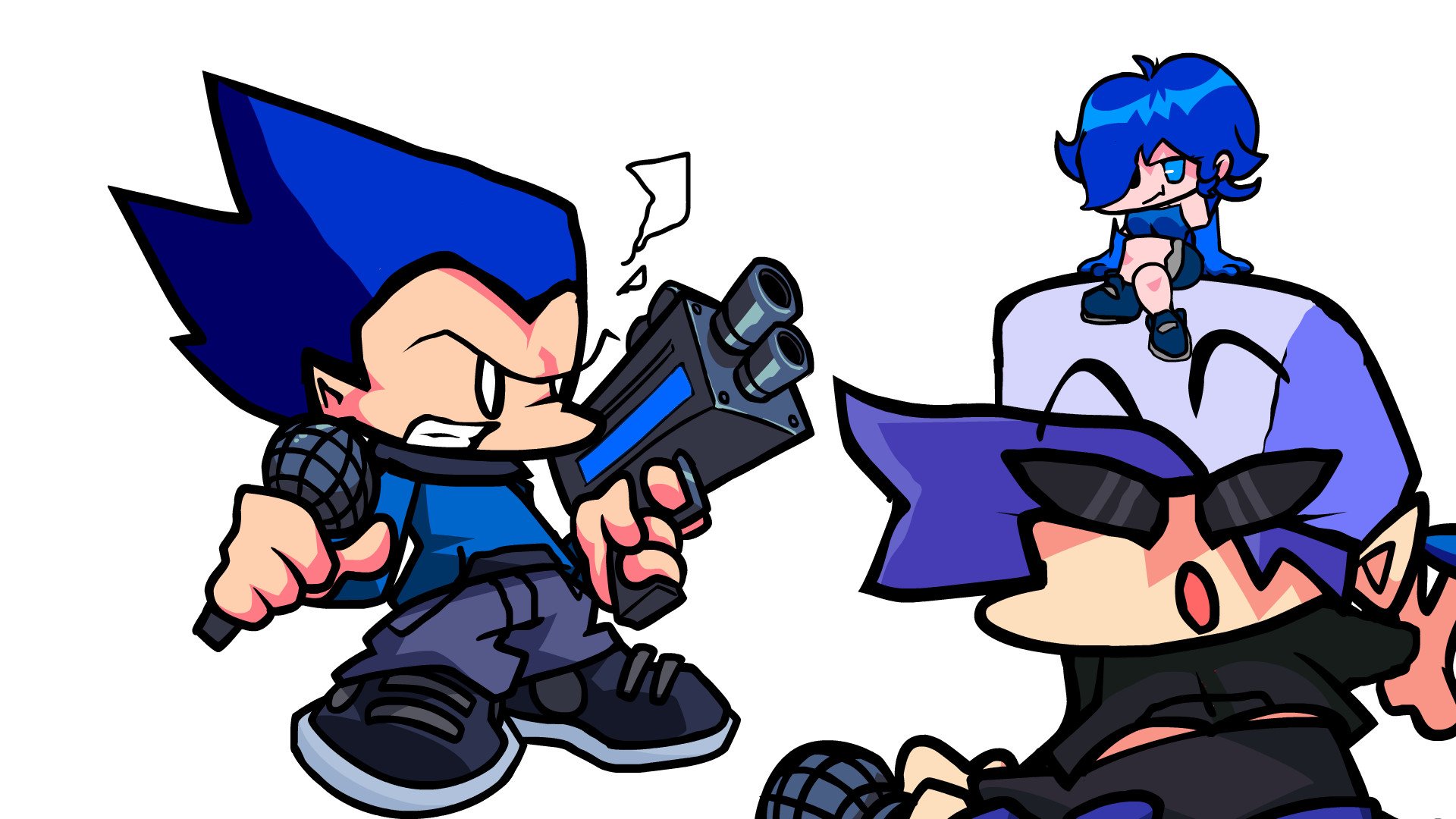 Friday Night Funkin' Blue Remixed Mod for Friday Night Funkin' | FNF Mods