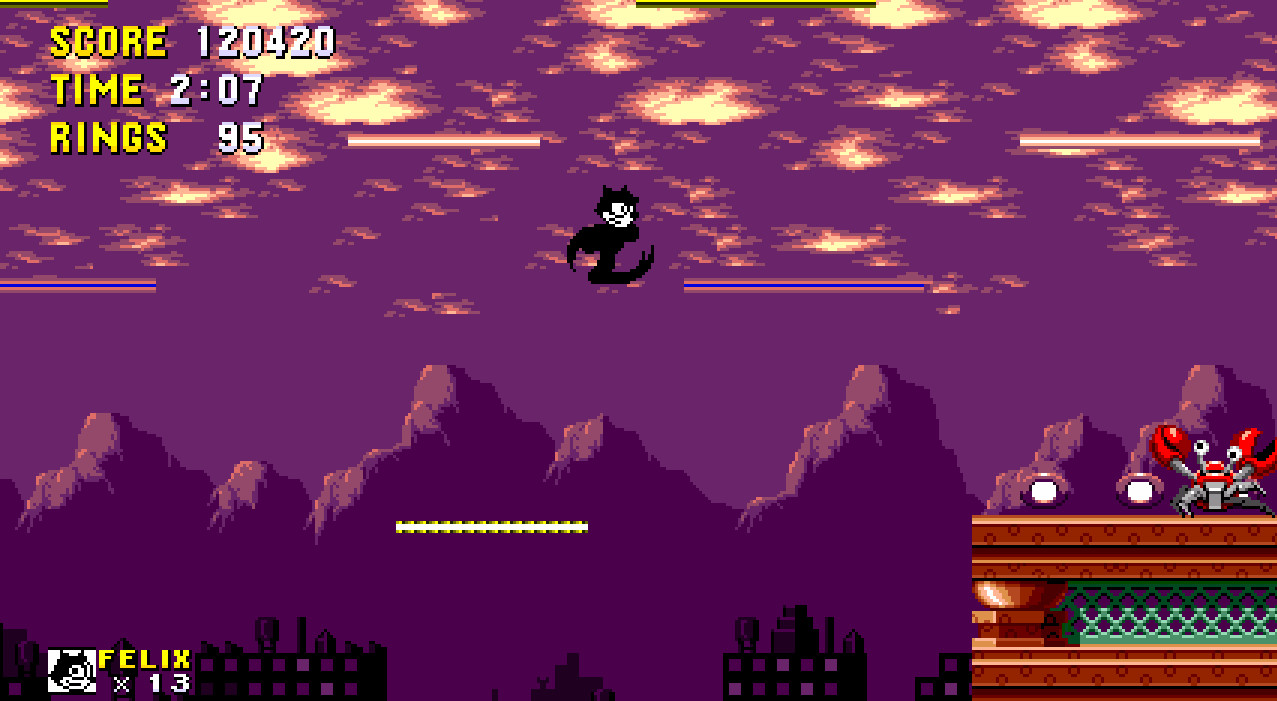 Felix The Cat Forever Mod for Sonic the Hedgehog Forever | S1F Mods