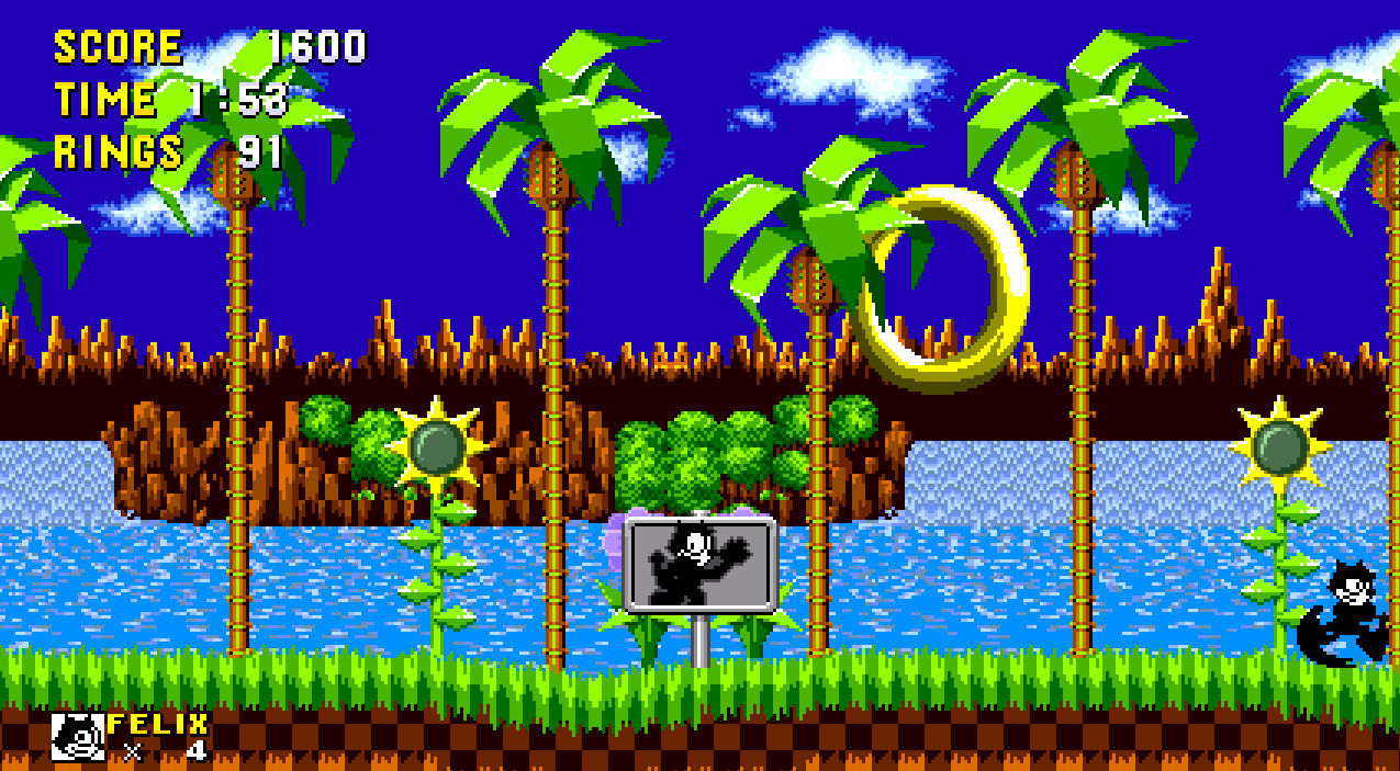 Felix The Cat Forever Mod for Sonic the Hedgehog Forever | S1F Mods