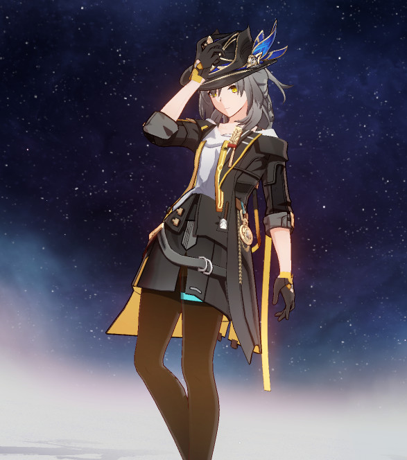 Stelle's stockings/socks w/ Ponytail Mod for Honkai Star Rail | HSR Mods