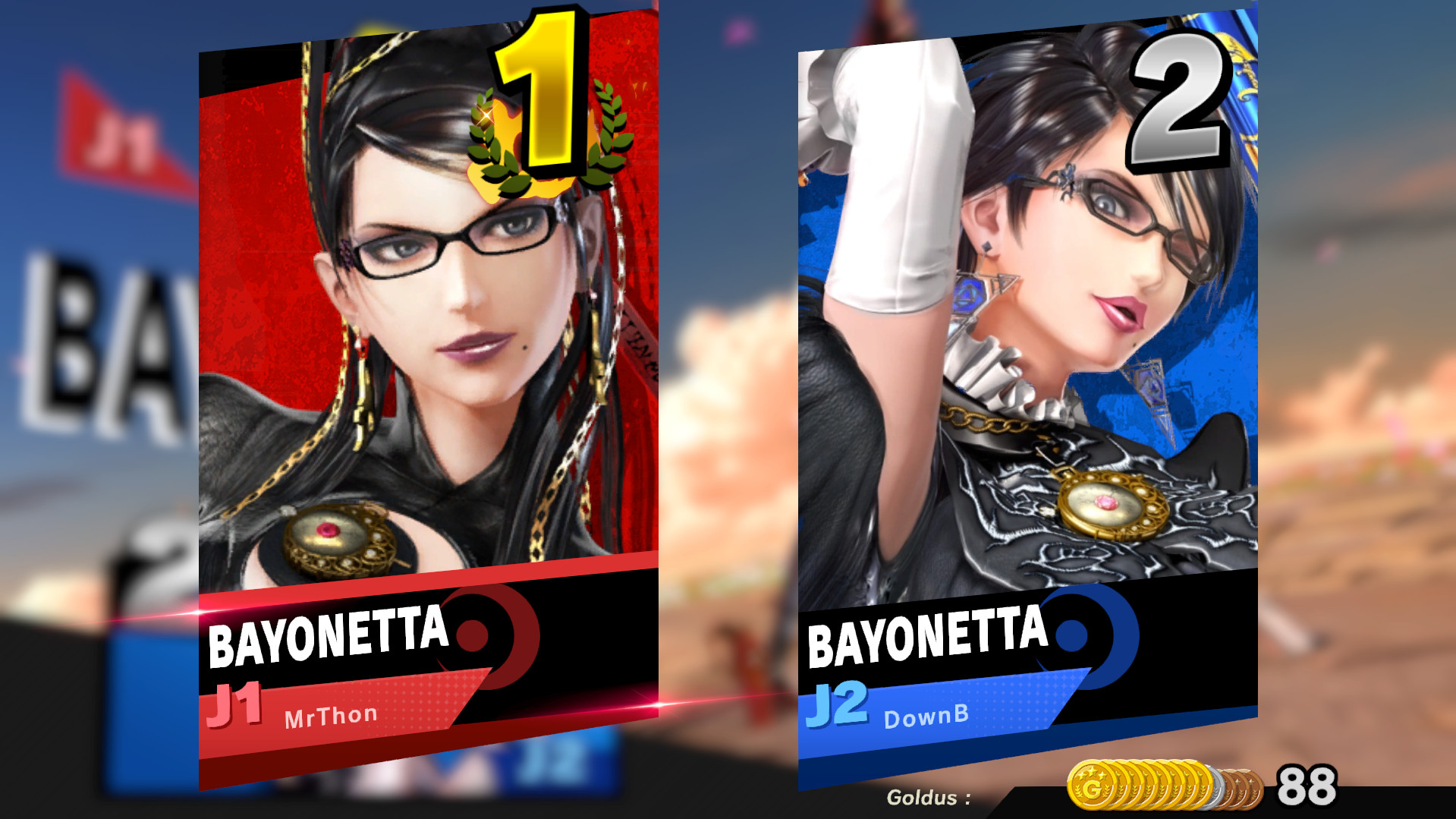 Smash 4 Bayonetta c01 UI Mod for Super Smash Bros. Ultimate | SSBU Mods