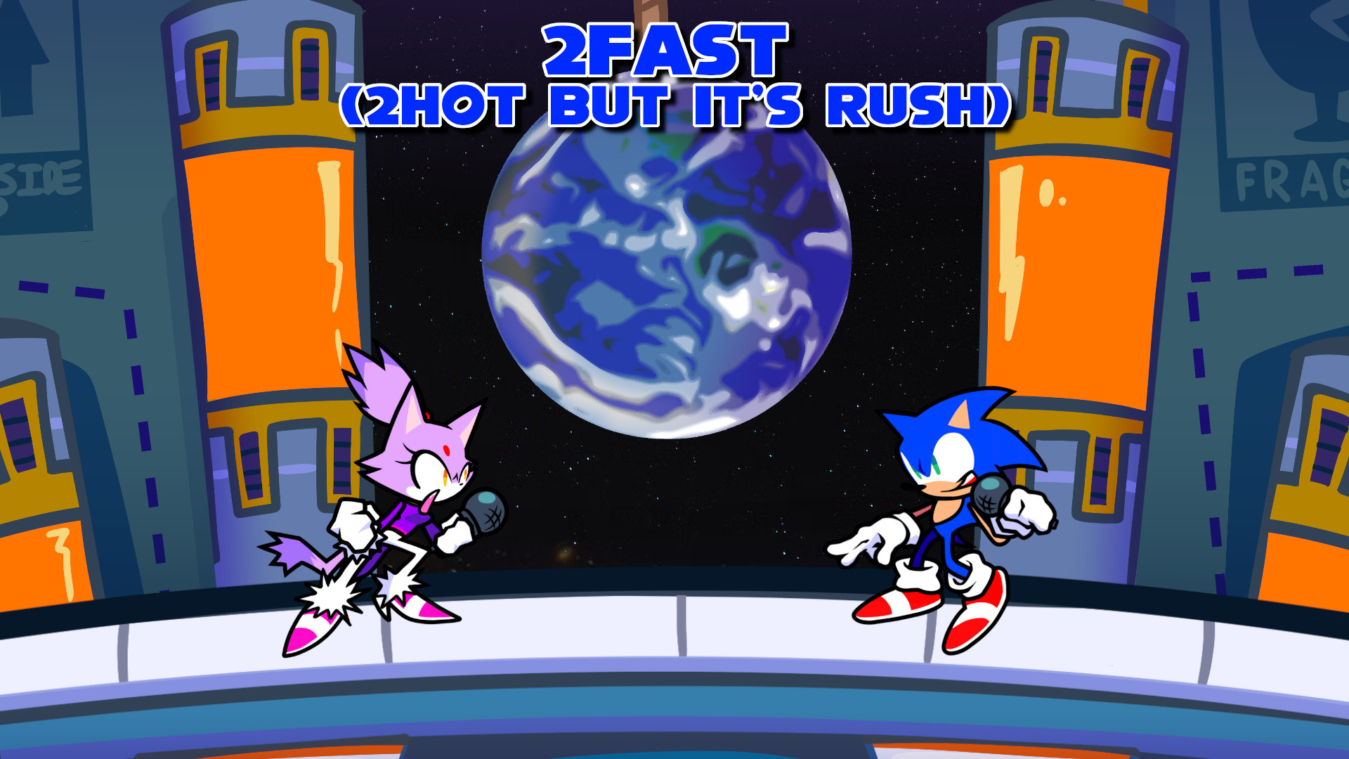2hot but It's Rush Mod for Friday Night Funkin' | FNF Mods