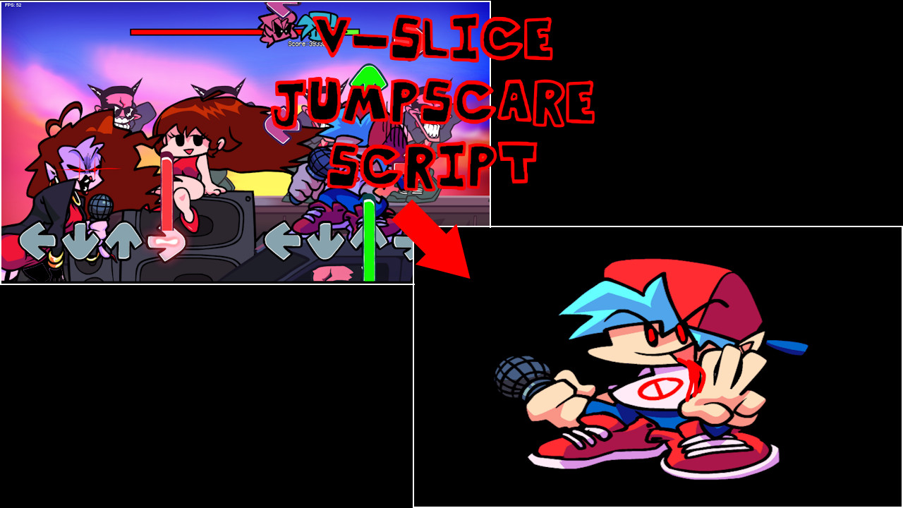 V-Slice Jumpscare Script Mod for Friday Night Funkin' | FNF Mods