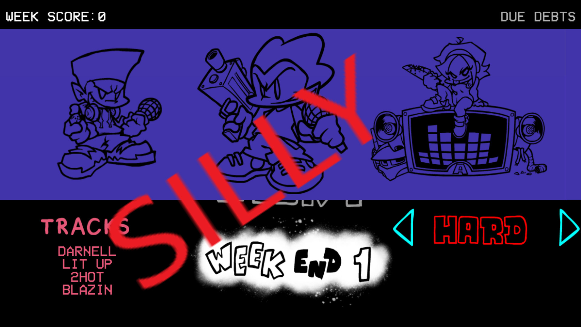 FNF WeekEnd 1 but there are silly cutscenes Mod for Friday Night Funkin ...