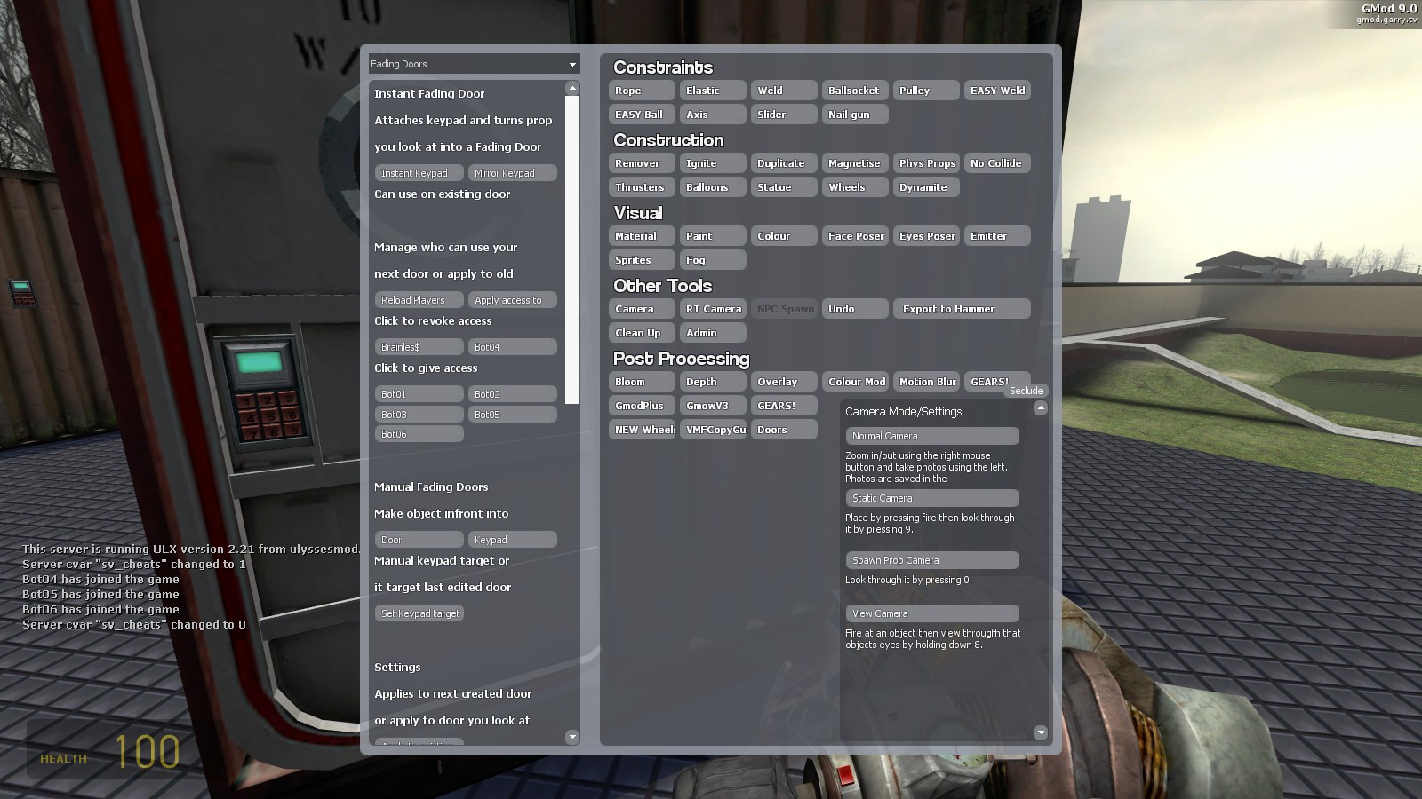 Fading Doors Mod for Garry's Mod 9 | GMod 9 Mods