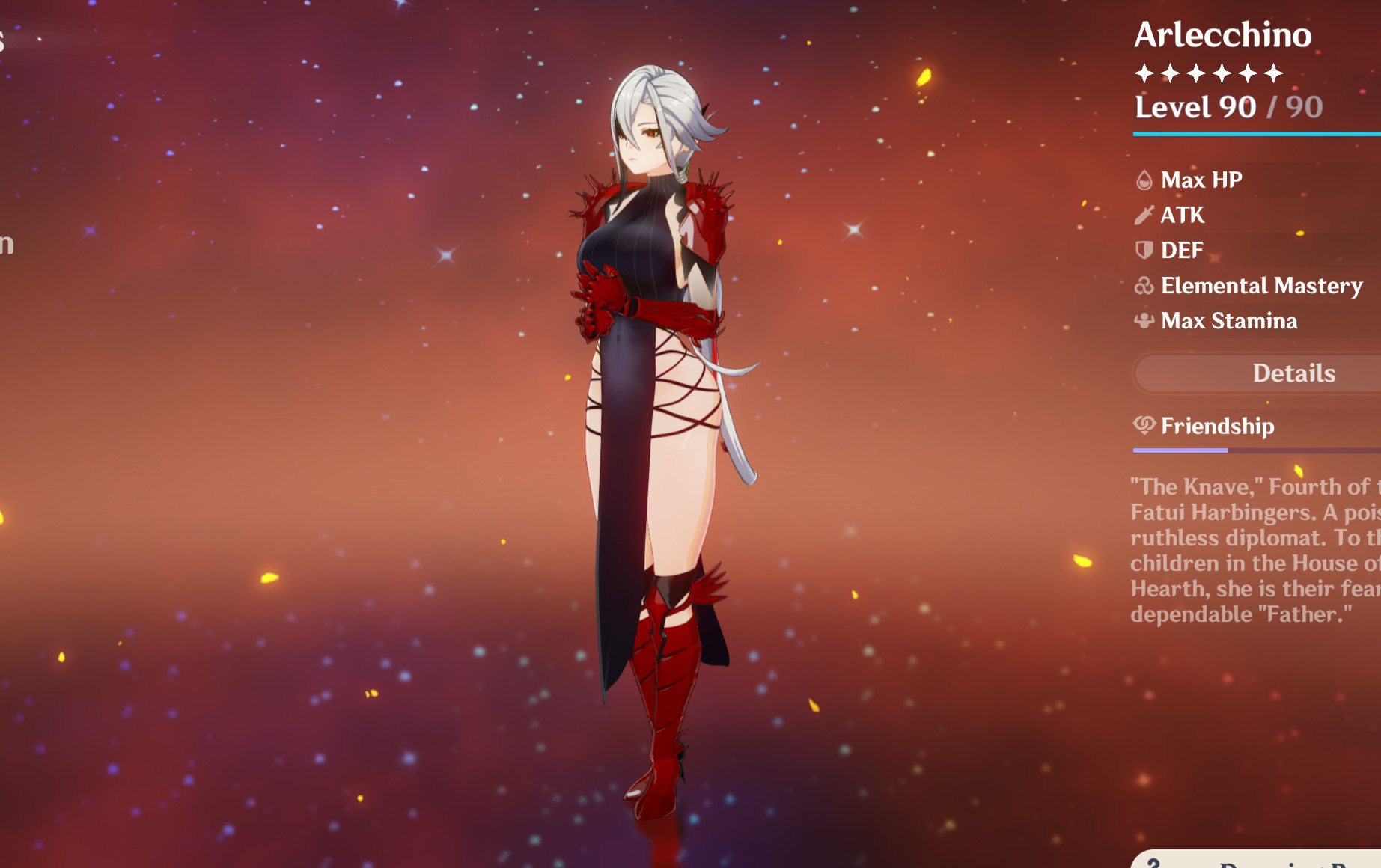 Armored Dress Arlecchino (w/ Sliders!) Mod for Genshin Impact | GI Mods