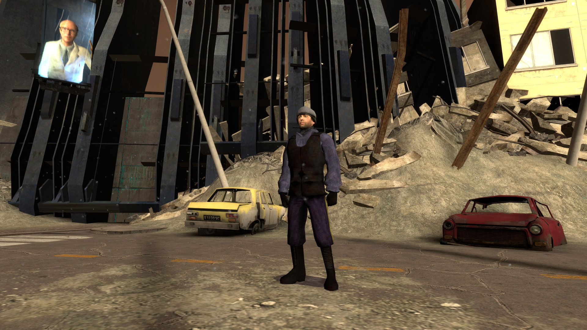 Classic-looking Barney Mod for Half-Life 2 | HL2 Mods