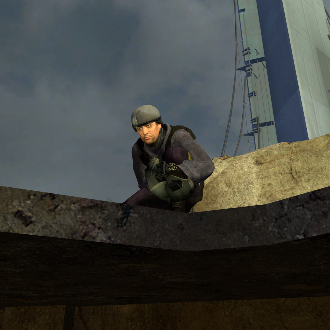 Classic-looking Barney Mod for Half-Life 2 | HL2 Mods