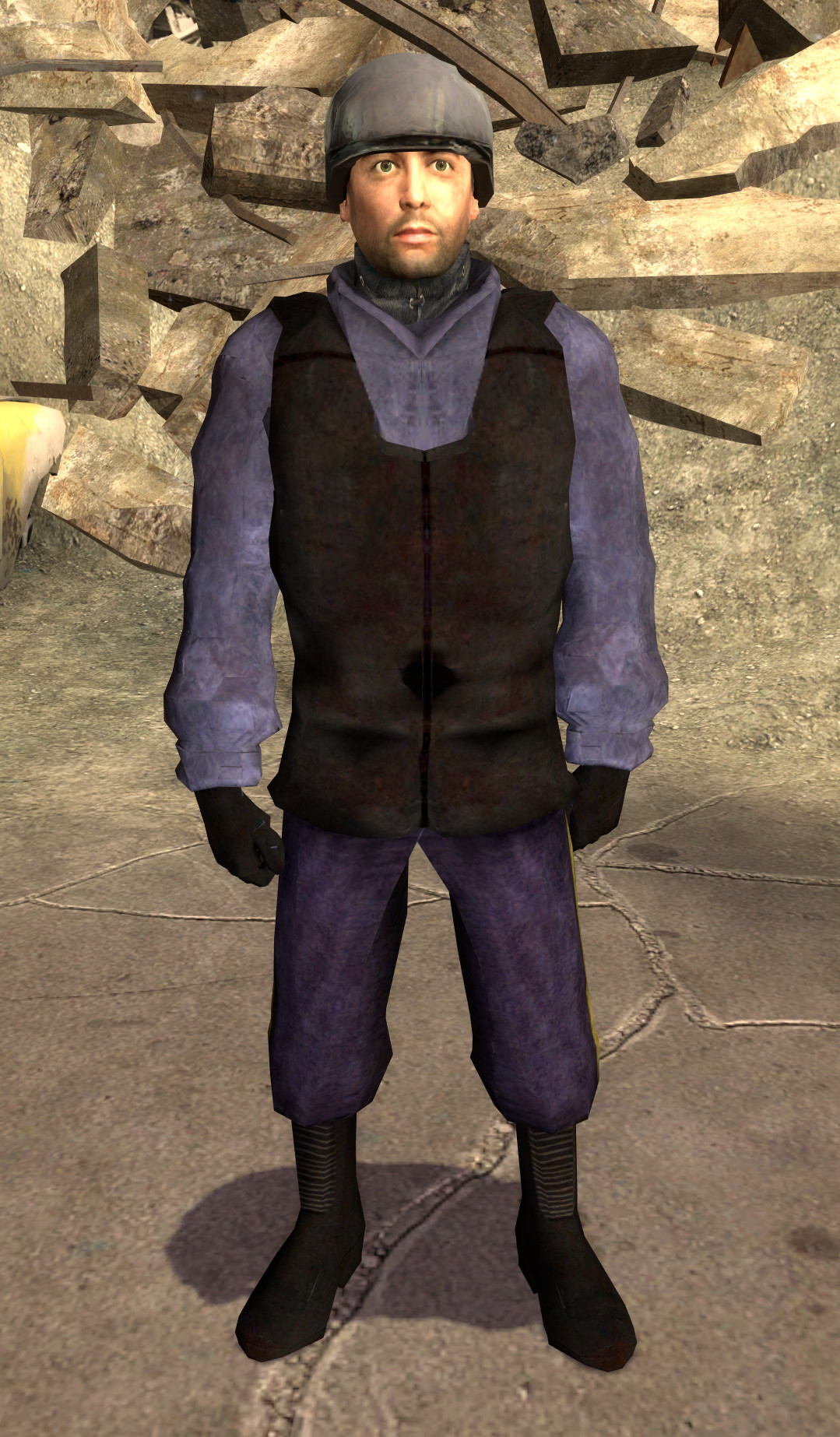 Classic-looking Barney Mod for Half-Life 2 | HL2 Mods