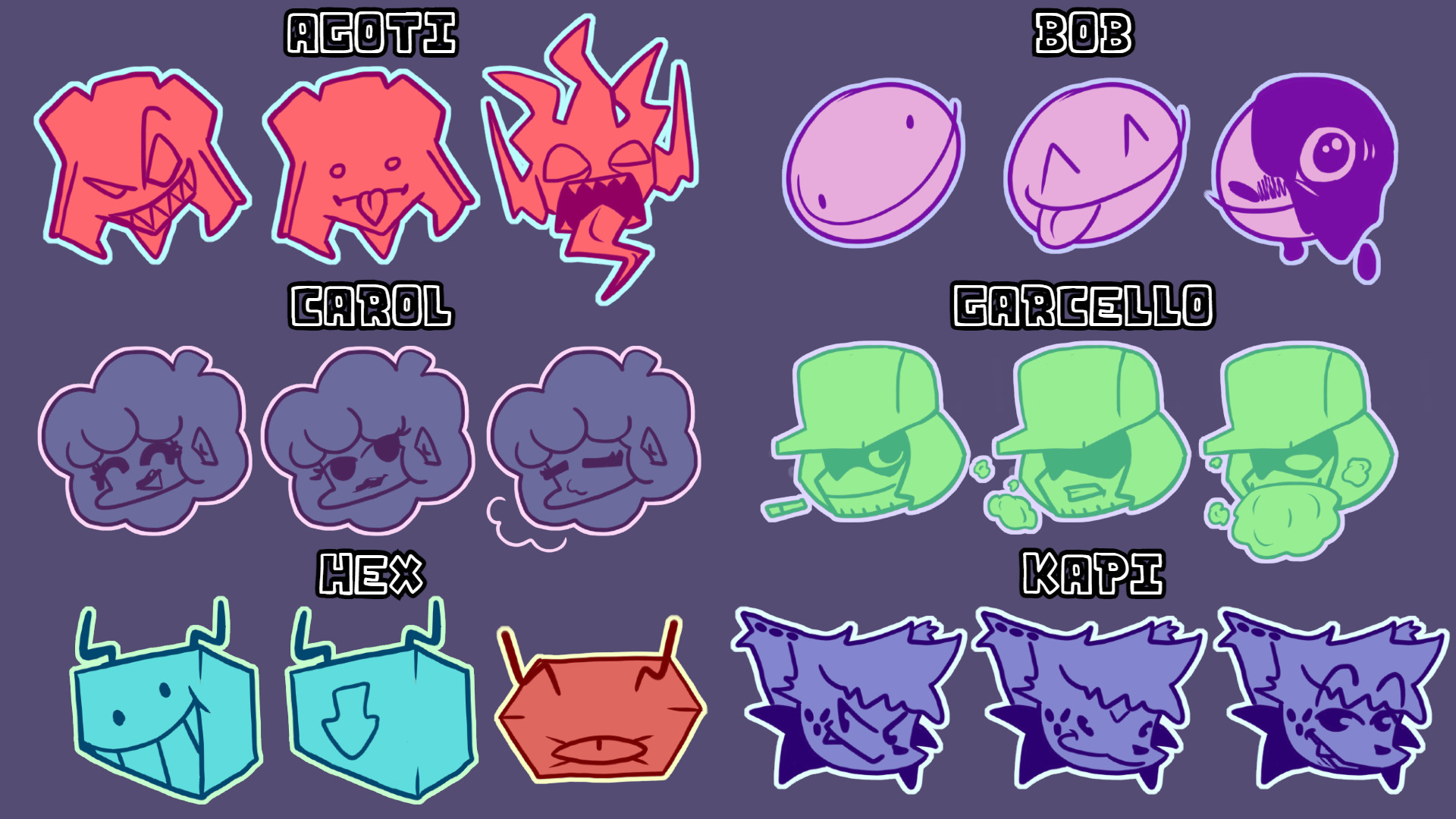 Plenty O' Stickers Mod for Friday Night Funkin' | FNF Mods