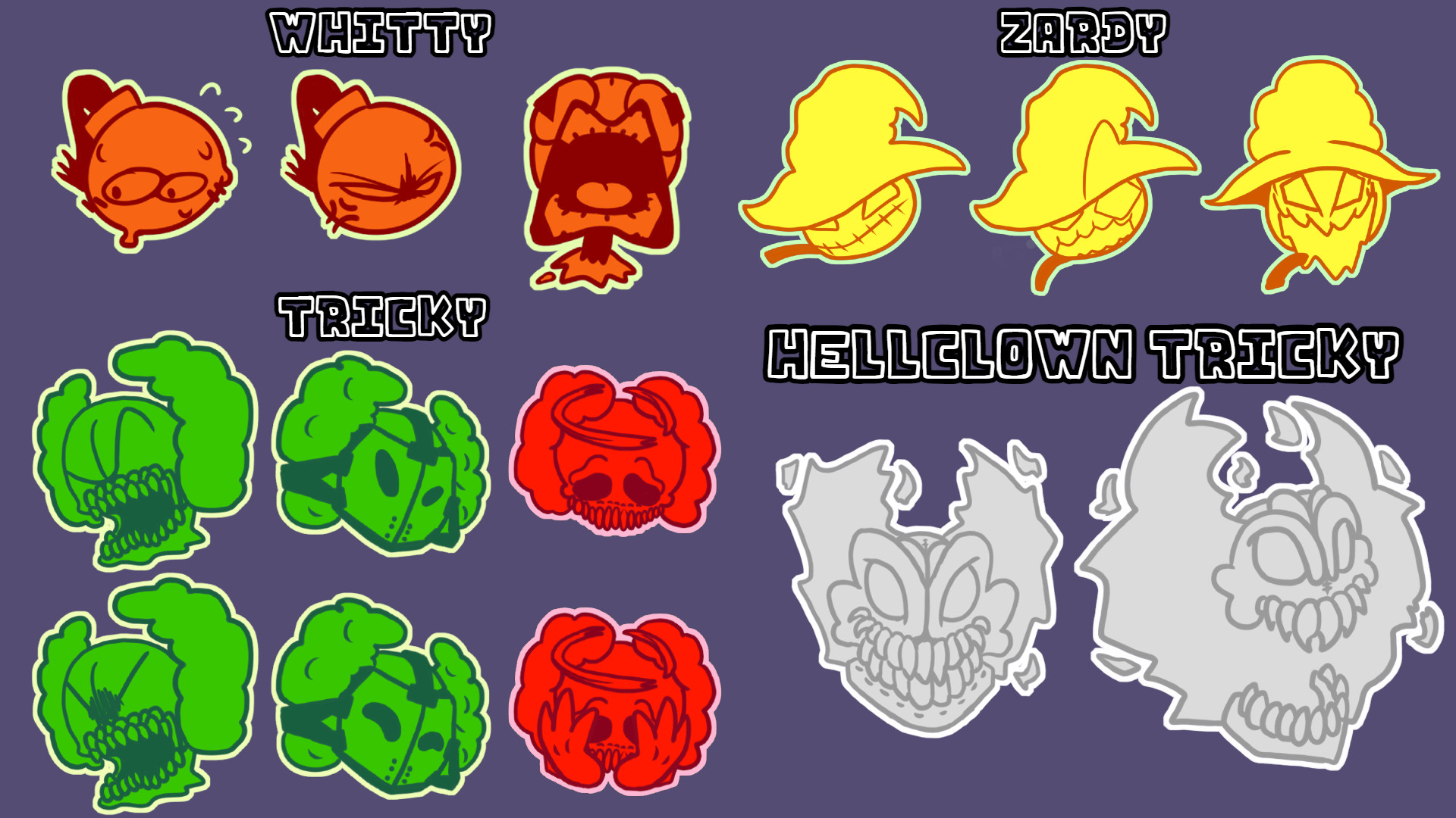 Plenty O' Stickers Mod for Friday Night Funkin' | FNF Mods