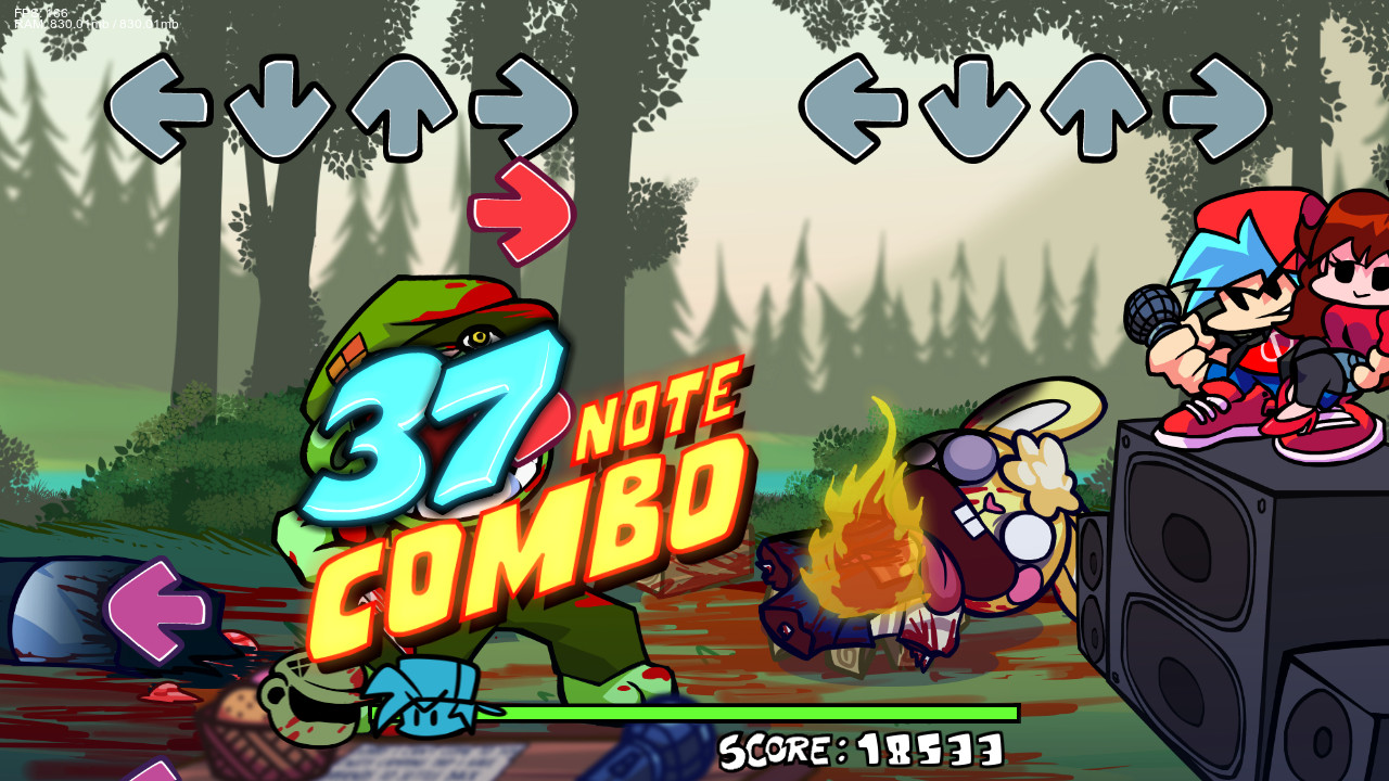 Note Combo Restored - V-Slice Mod for Friday Night Funkin' | FNF Mods