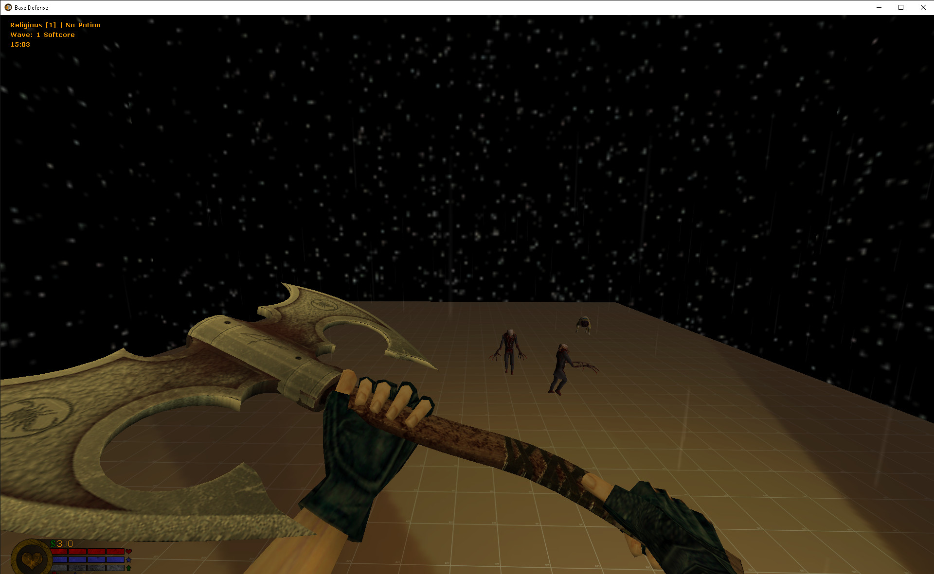 Double Headed Axe Mod for Base Defense | B Def Mods