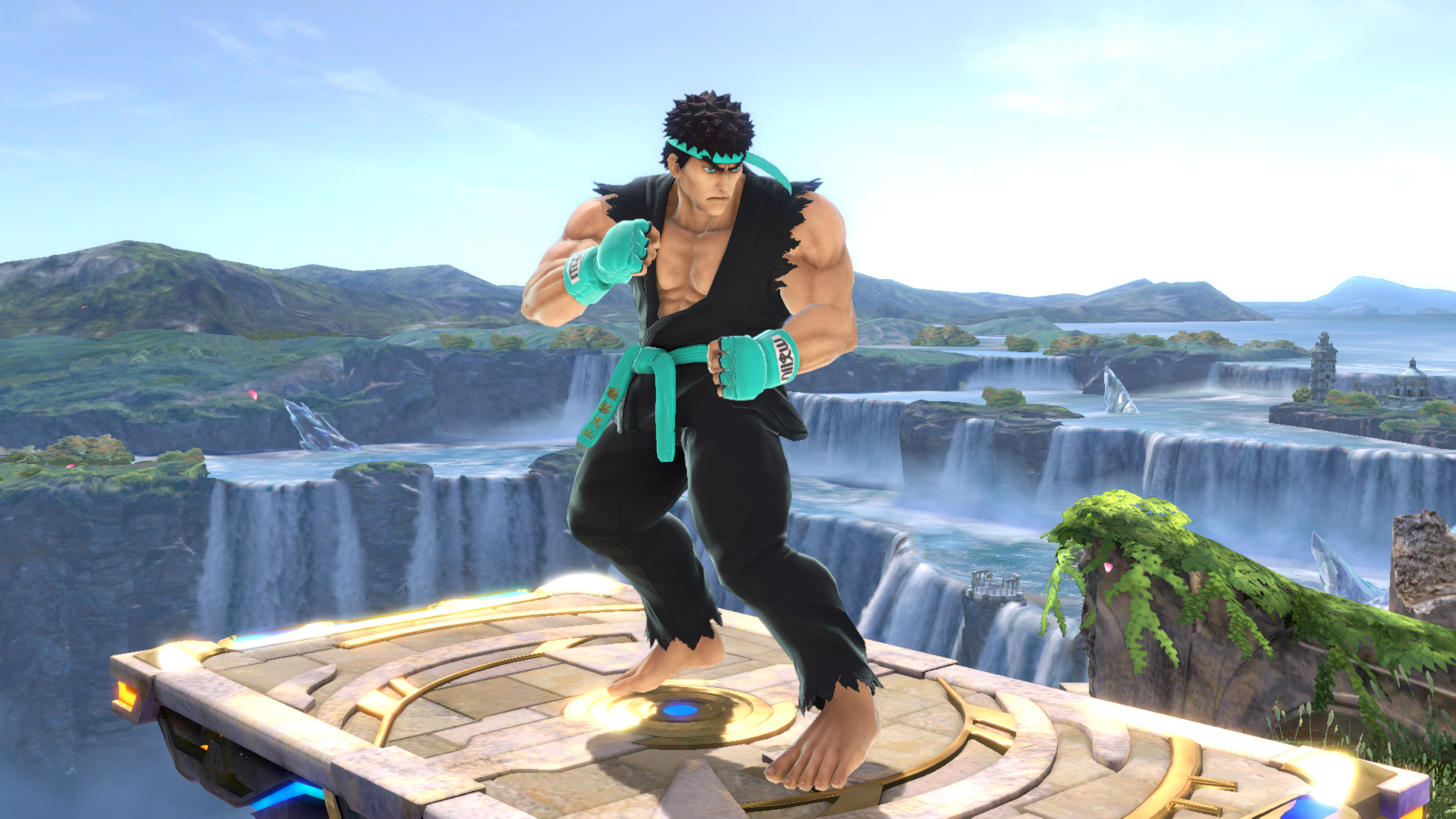 Black and Blue Ryu Mod for Super Smash Bros. Ultimate | SSBU Mods