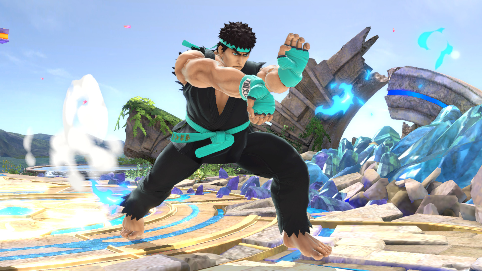 Black and Blue Ryu Mod for Super Smash Bros. Ultimate | SSBU Mods