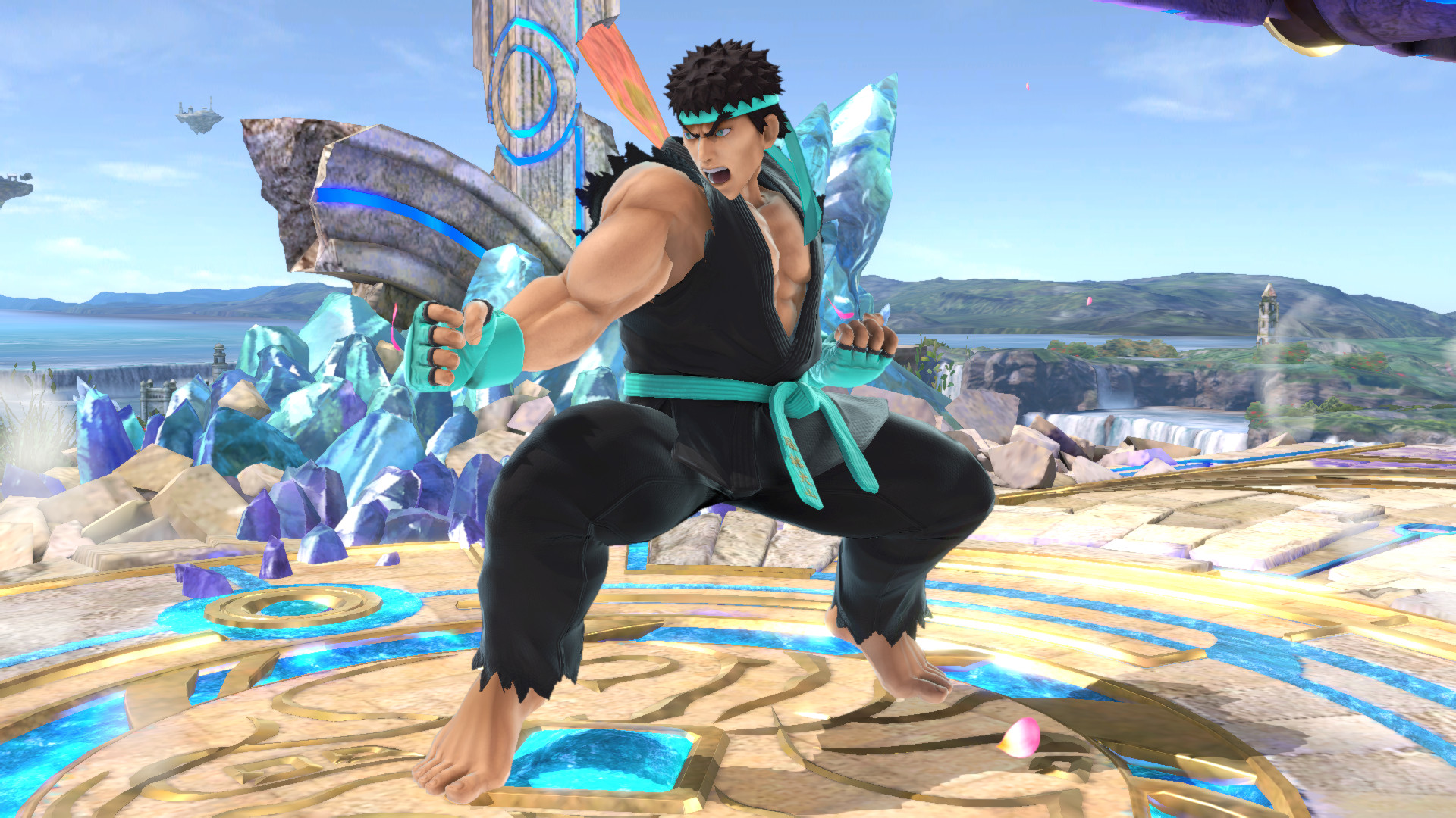 Black and Blue Ryu Mod for Super Smash Bros. Ultimate | SSBU Mods
