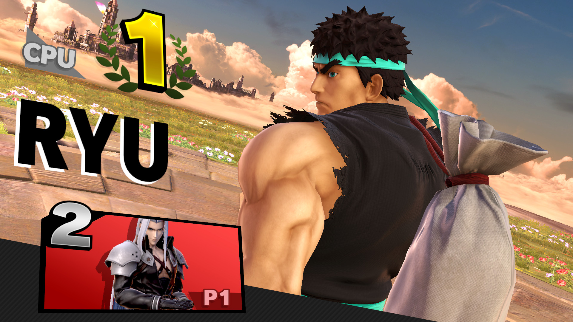 Black and Blue Ryu Mod for Super Smash Bros. Ultimate | SSBU Mods