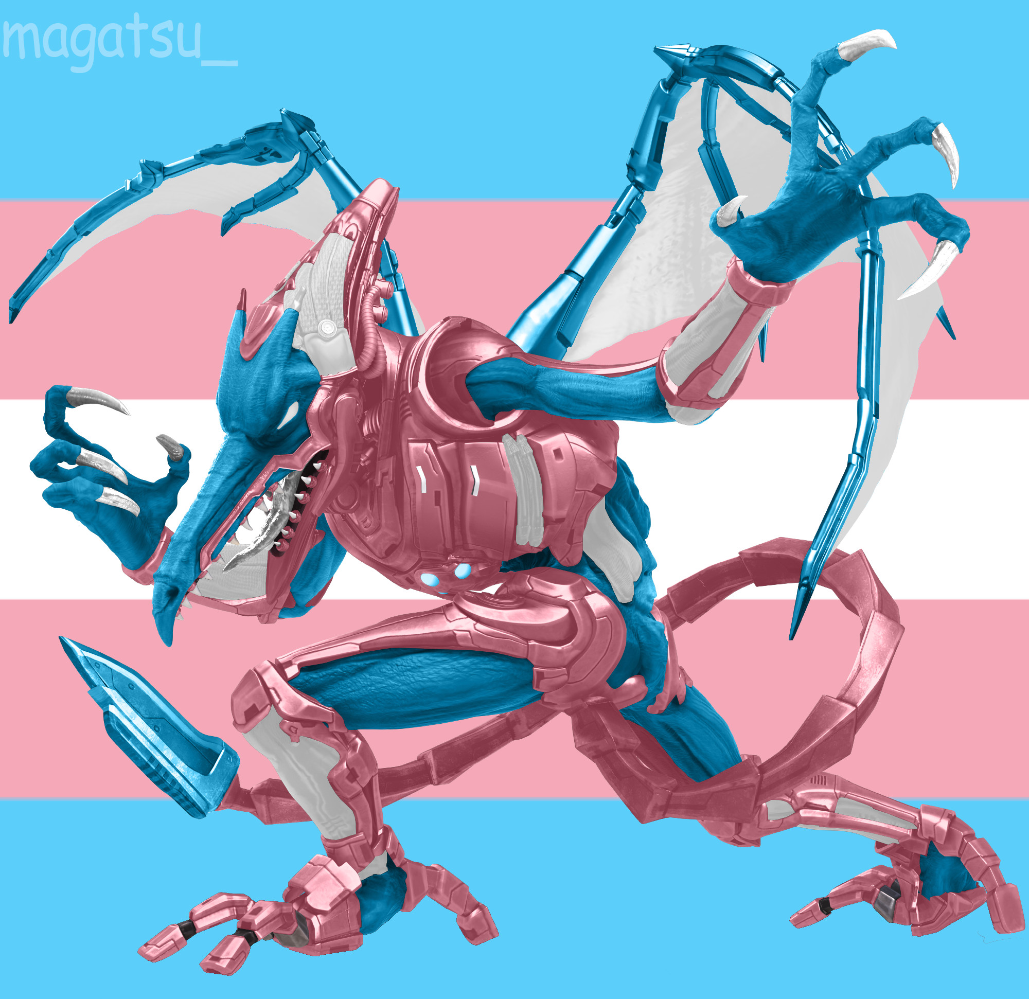 Trans Pride Ridley Mod for Super Smash Bros. Ultimate | SSBU Mods