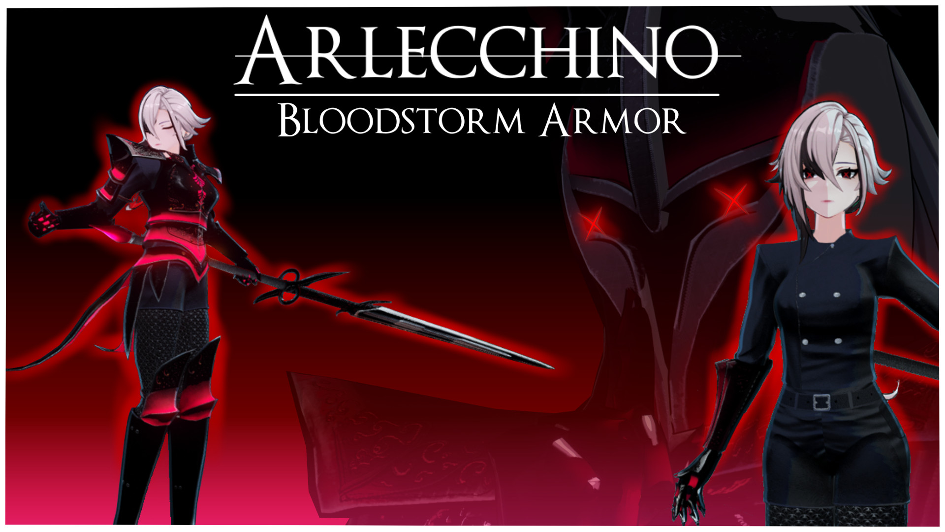 [Arlecchino] Bloodstorm Armor Mod for Genshin Impact | GI Mods