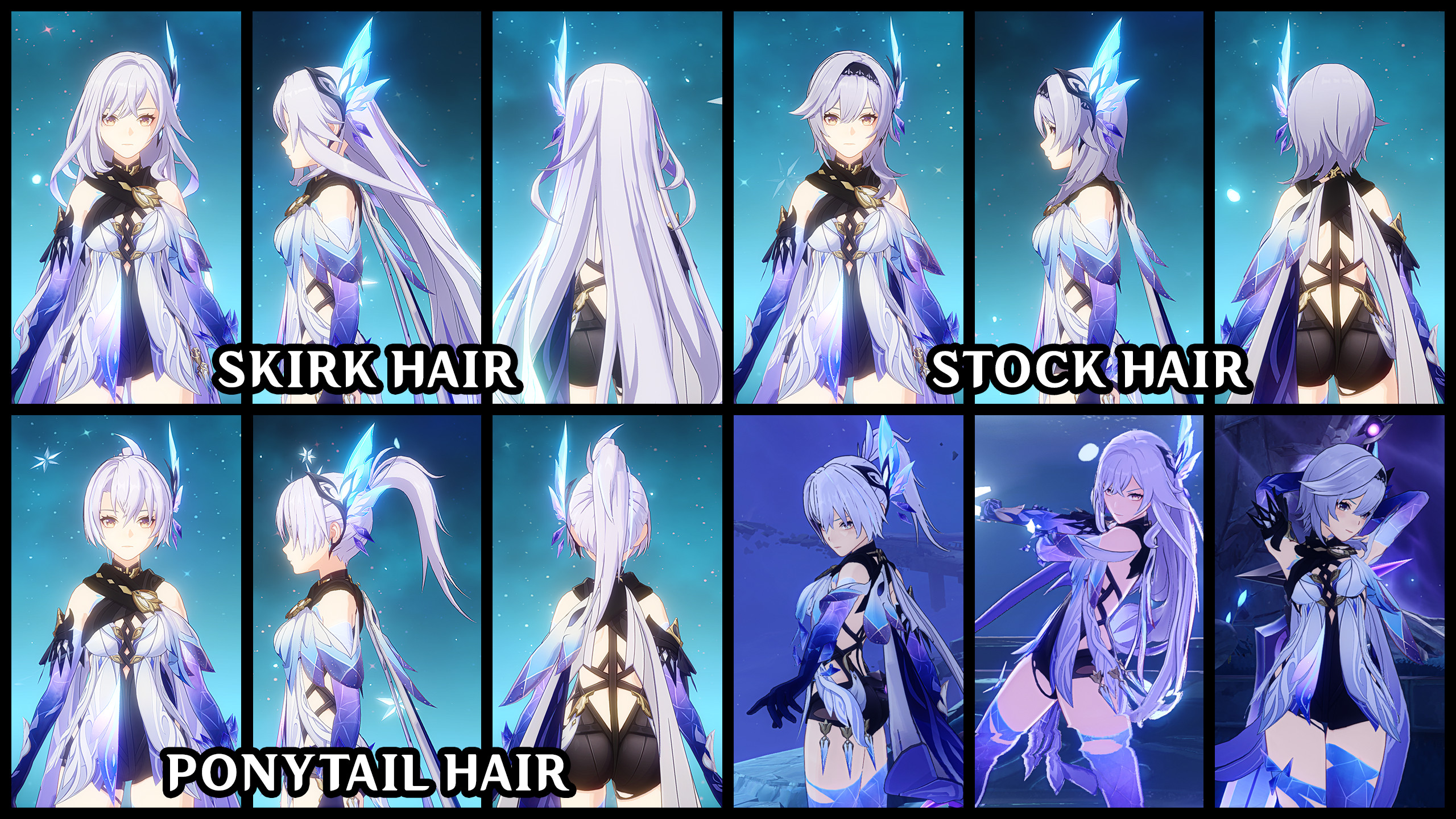 Eula in Skirk's outfit Mod for Genshin Impact | GI Mods