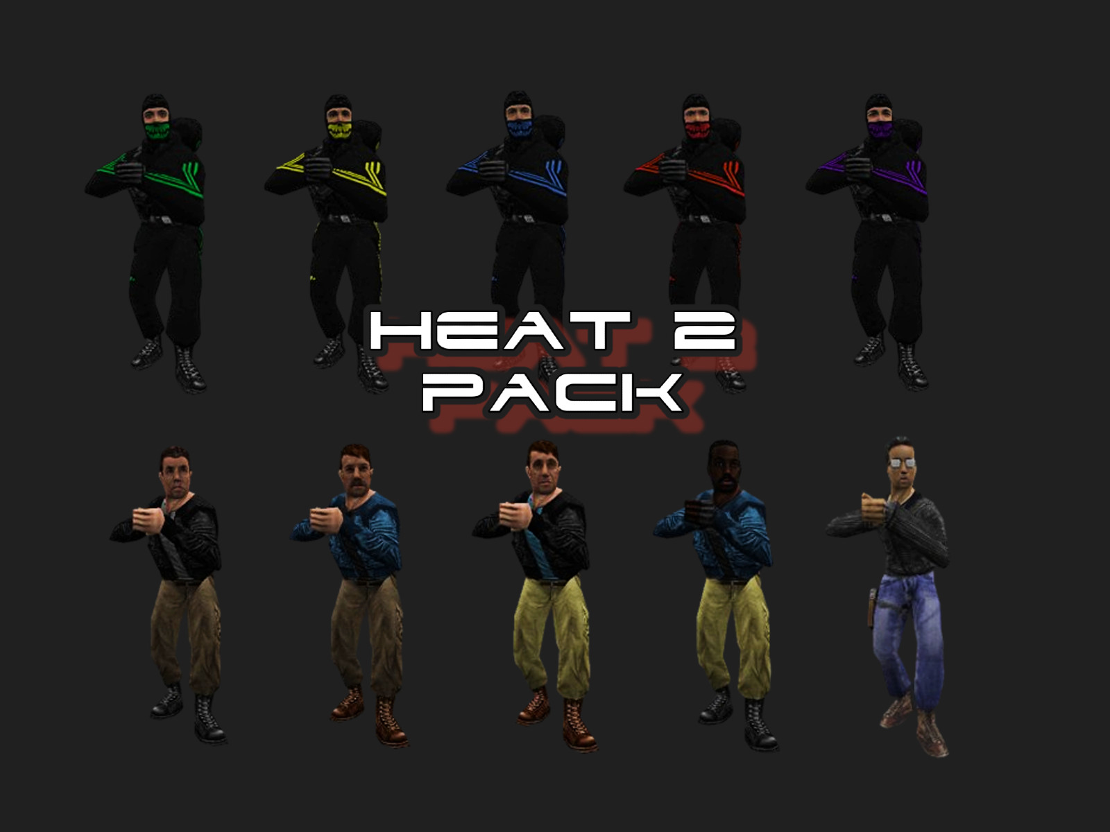 Heat 2 Pack Mod for Counter-Strike 1.6 | CS1.6 Mods
