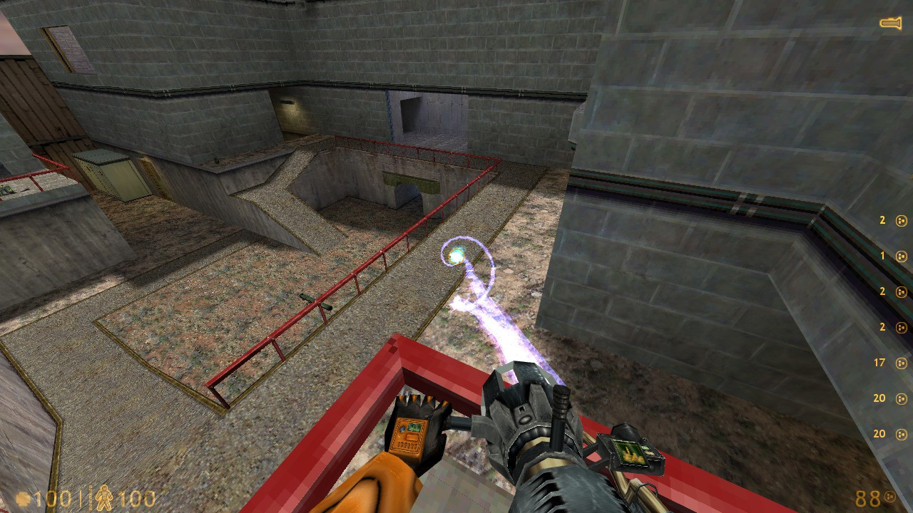 Improved retail Gluon Gun Mod for Half-Life | HL Mods